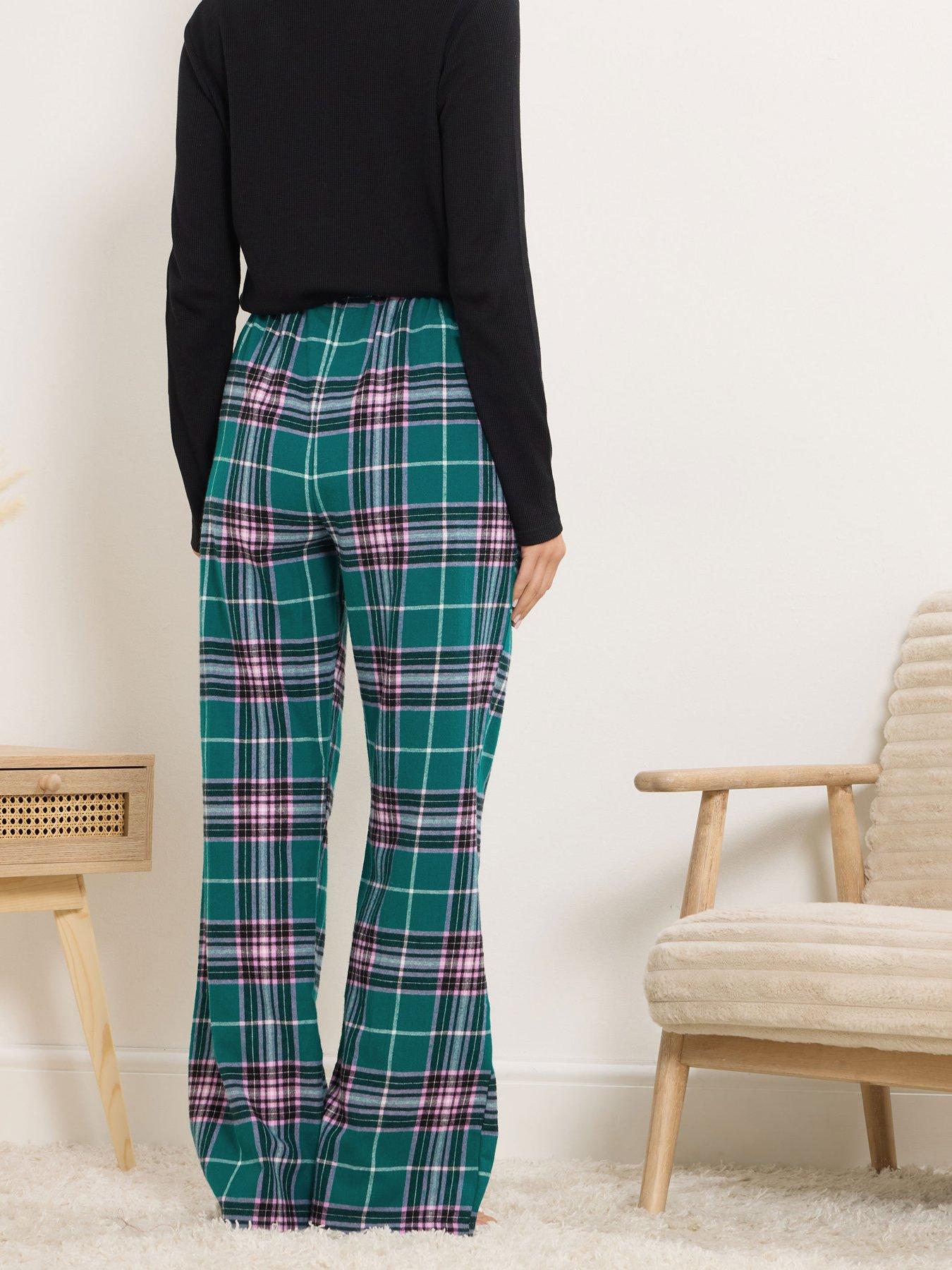 Long Tall Sally Check Pj Pant - Blue | Very