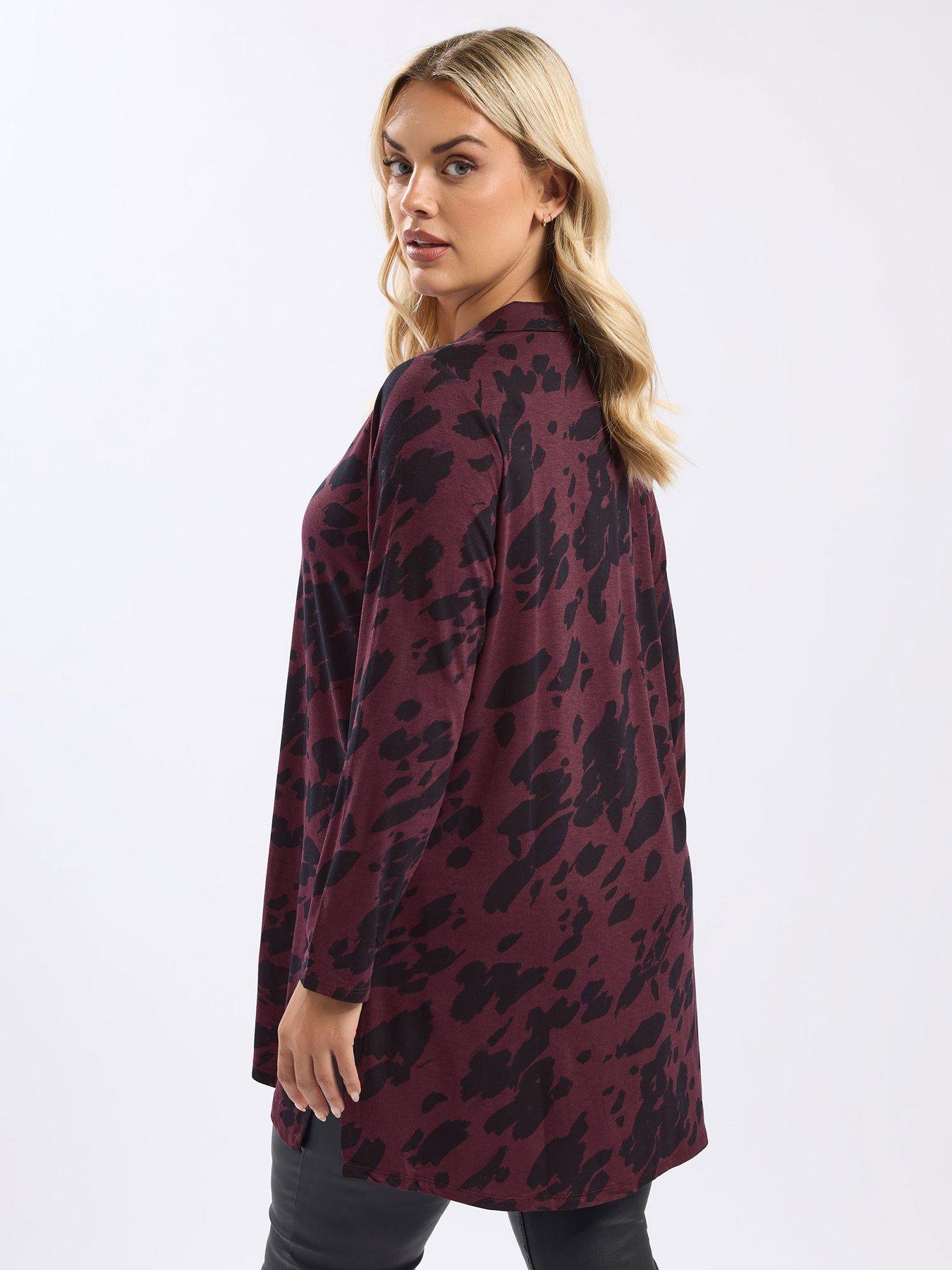 Yours Curve Crimson Shirt - Red | Very