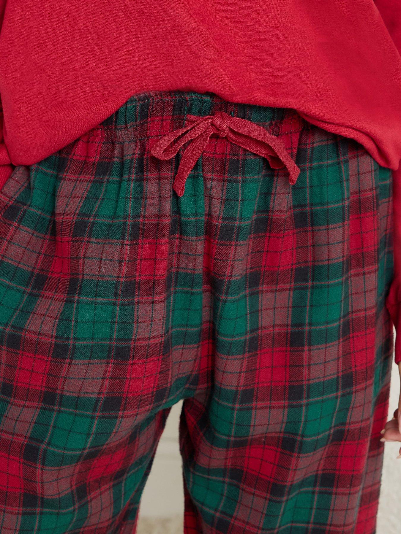 PixieGirl Petite Check Pyjama Pants - Red | Very