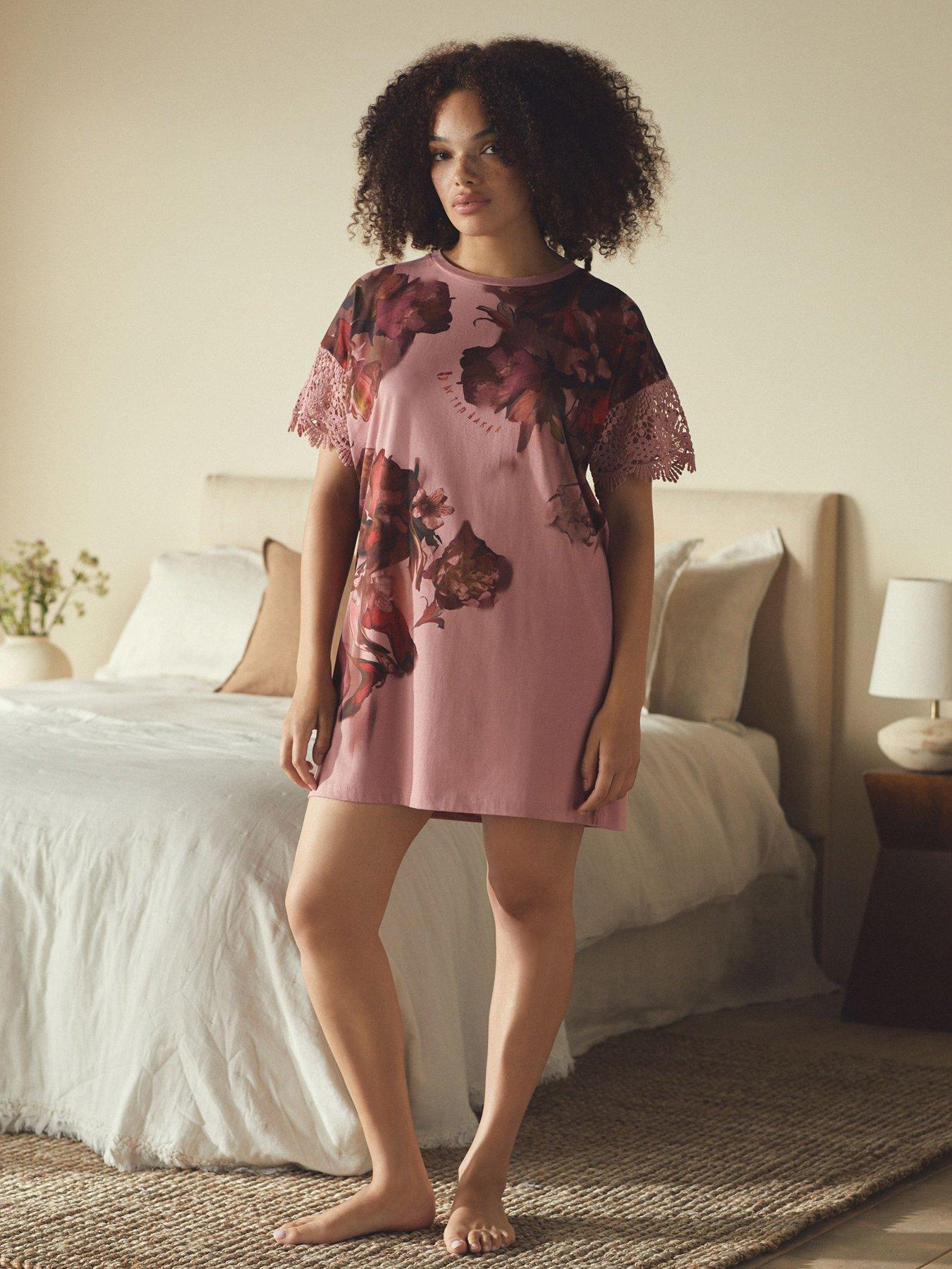 B By Ted Baker Floral Jersey Nightie - Pink | Very