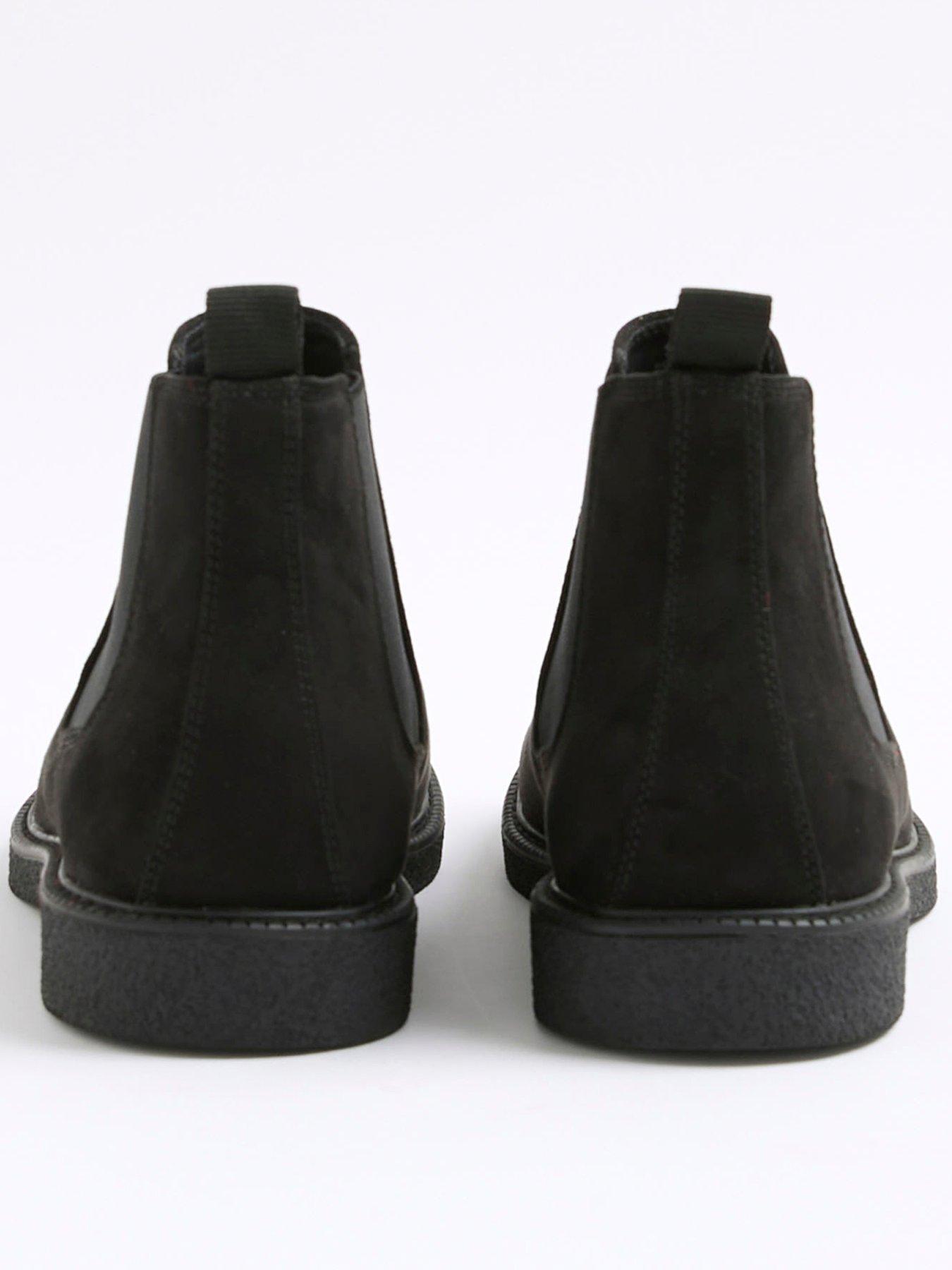 River Island Crepe Sole Chelsea Boot - Black | Very