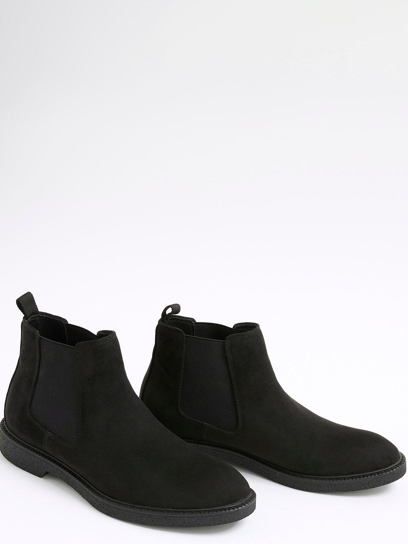River Island Crepe Sole Chelsea Boot - Black | Very