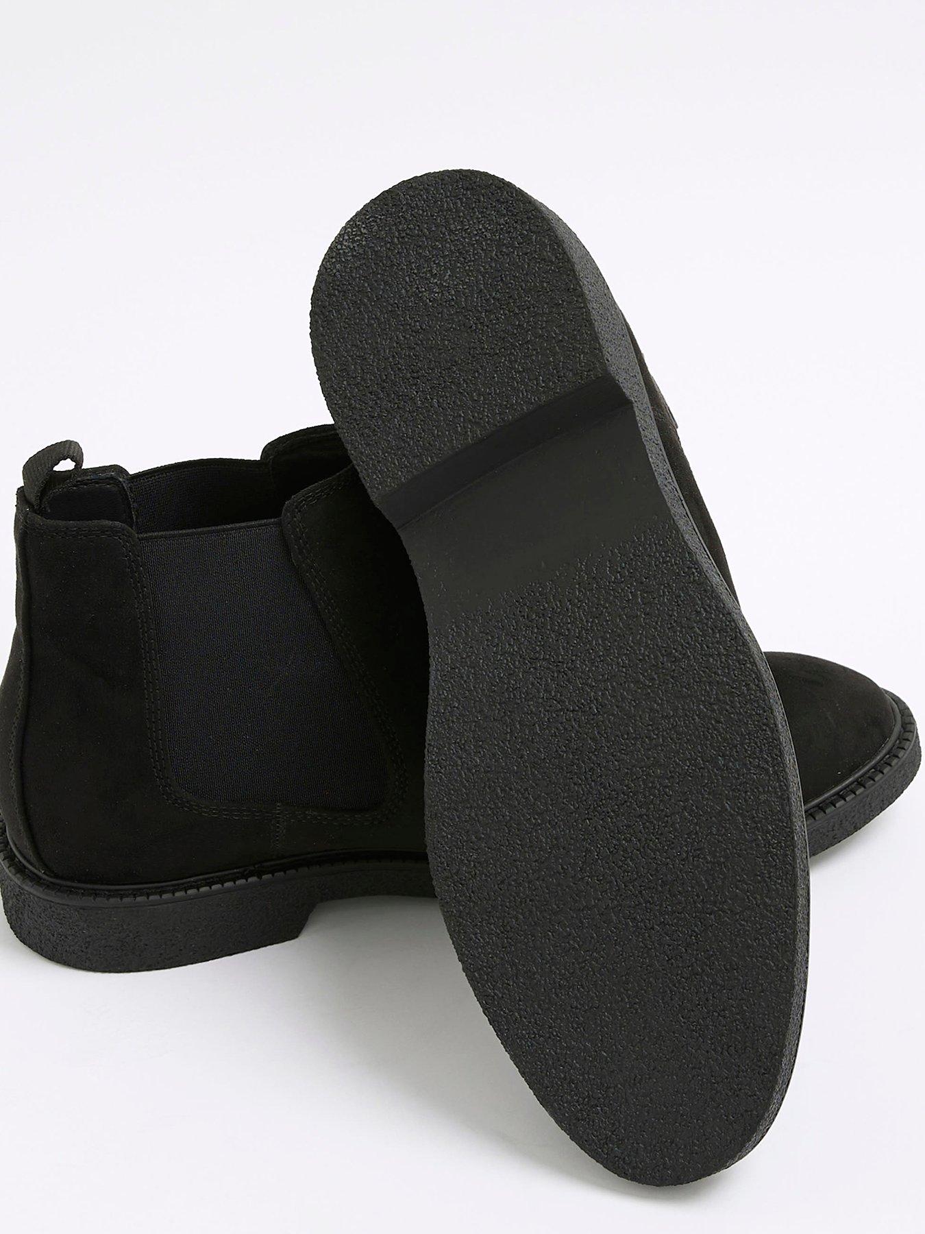 River Island Crepe Sole Chelsea Boot - Black | Very