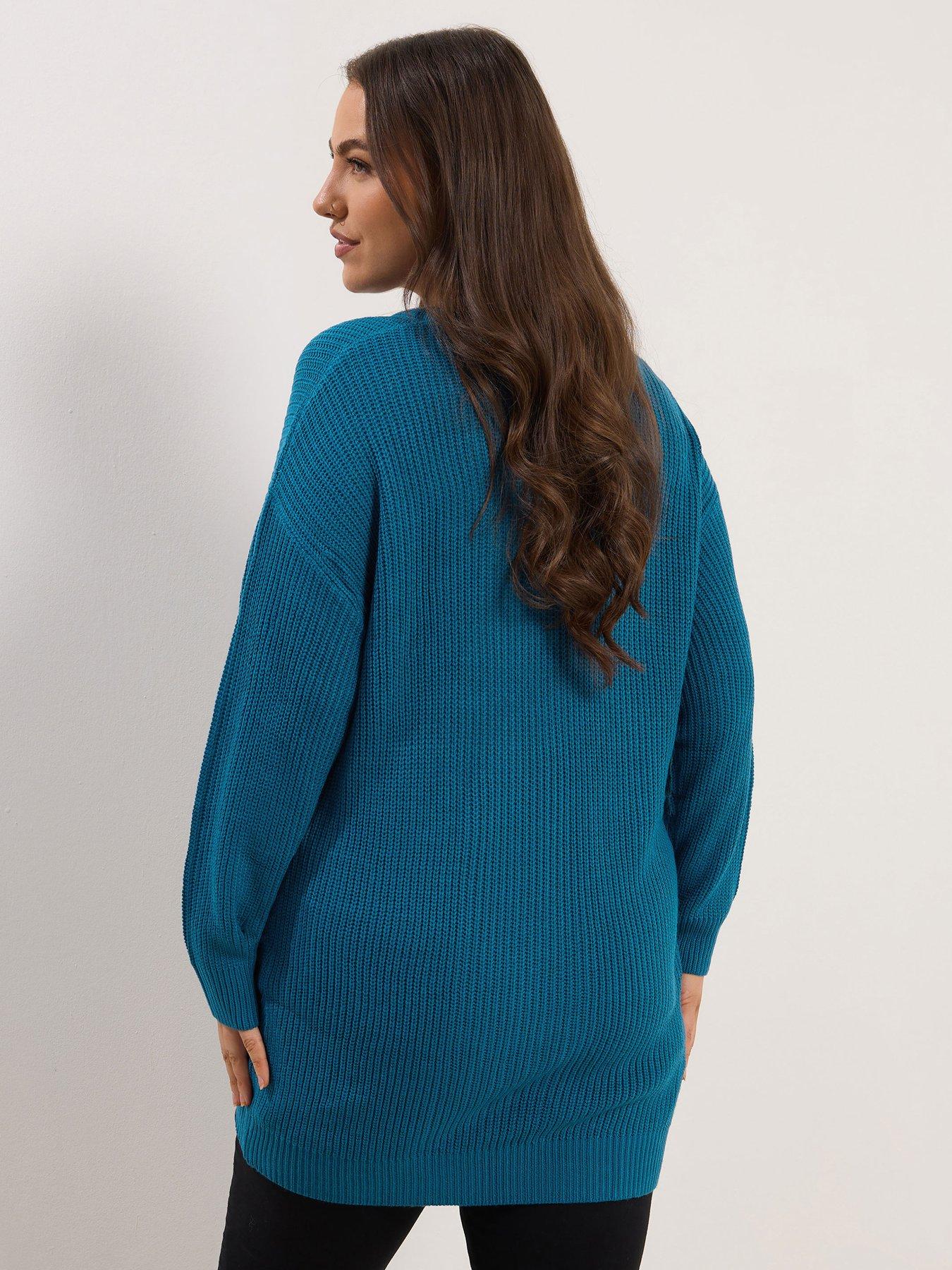 Yours Curve Essential Jumper - Blue | Very