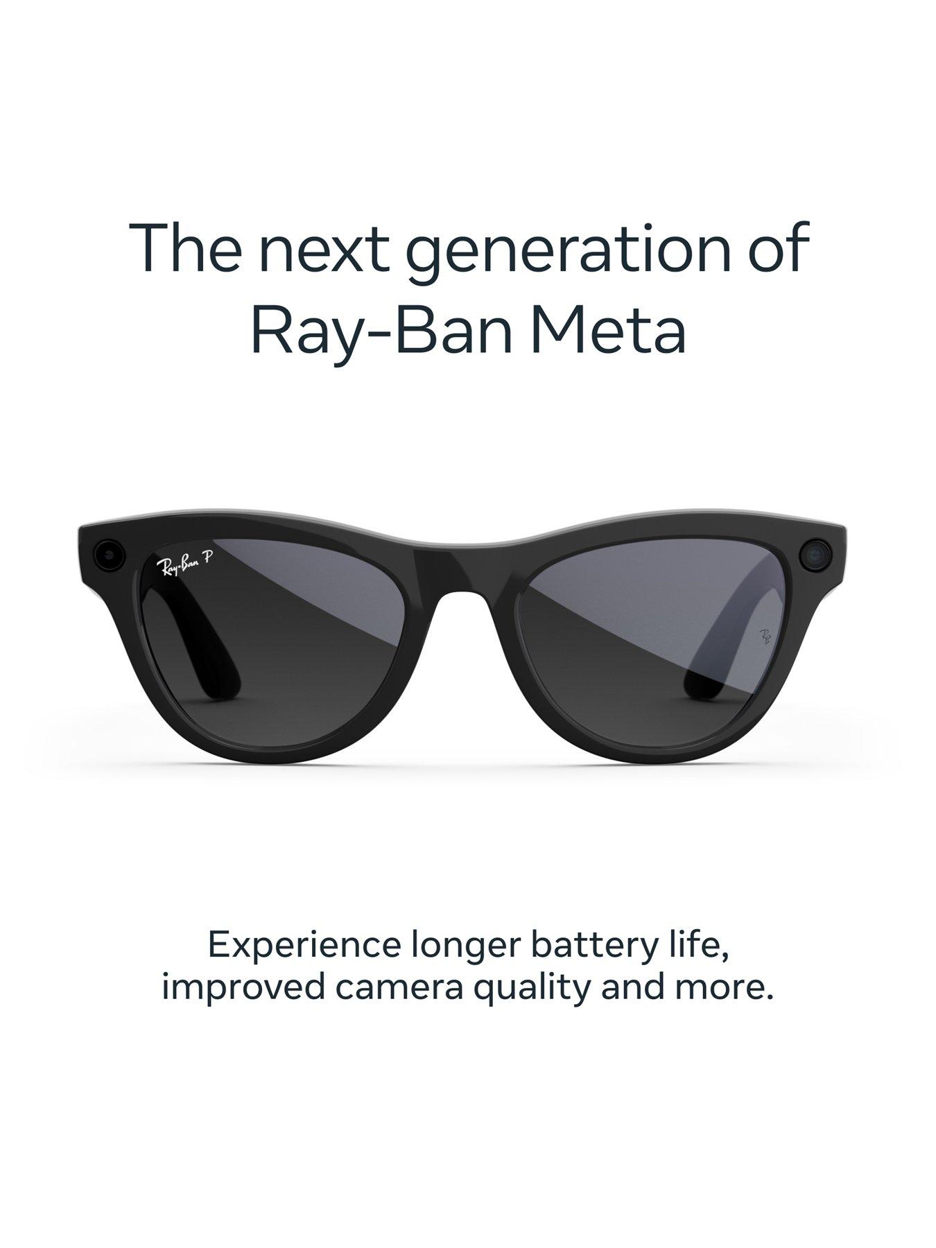Ray-Ban Meta Skyler (Gen 2) - Shiny Black, Polarised Gradient Graphite ...