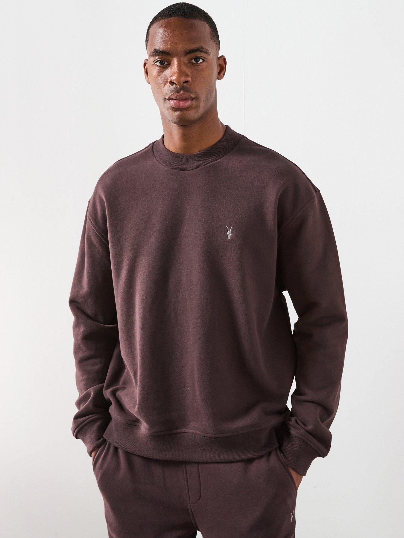 AllSaints All Saints Asher Crew Neck Sweat Top - Brown | Very