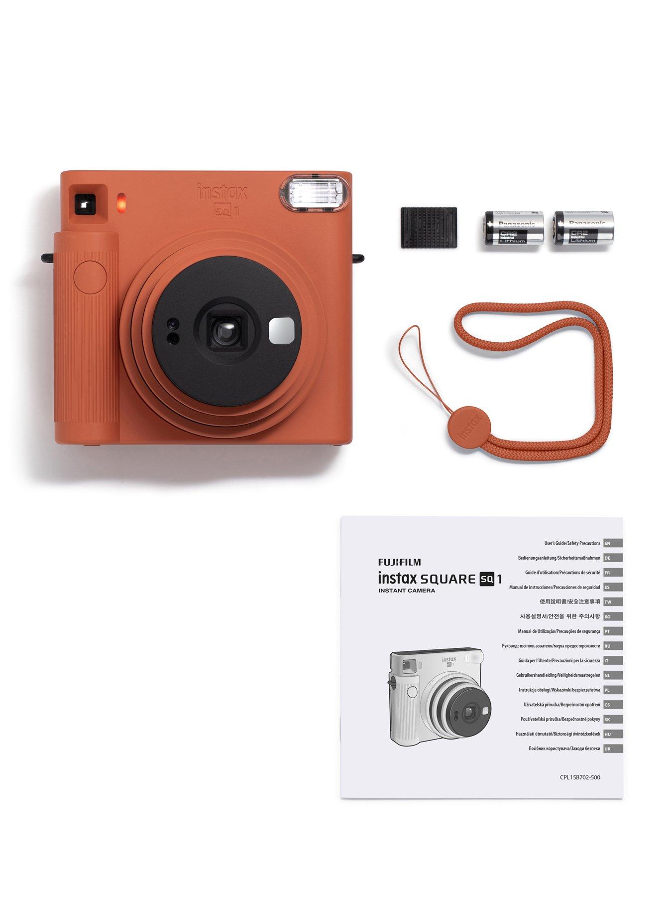 Fujifilm Instax Square SQ1 Instant Camera - Terracotta Orange - Camera ...