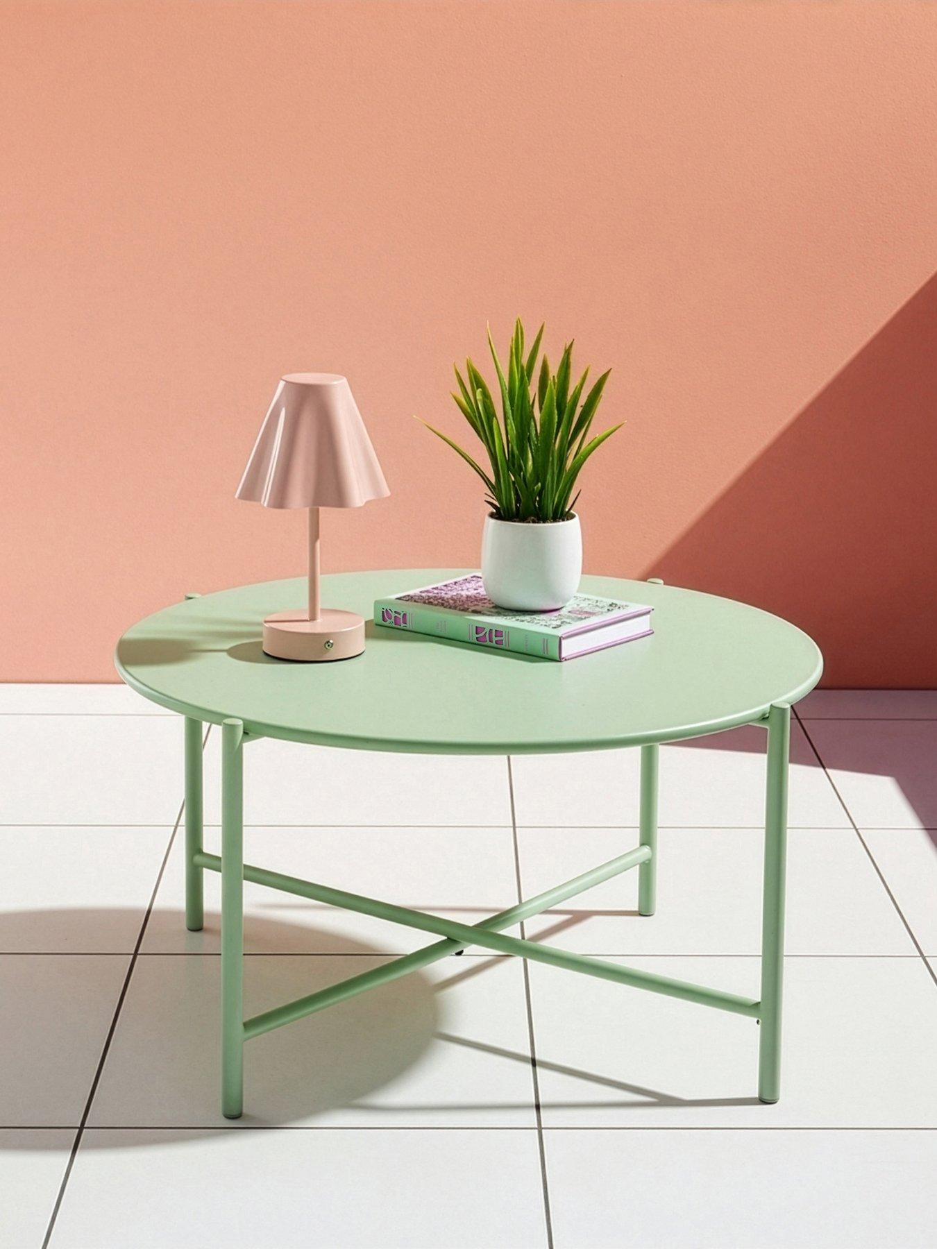 The Very Collection Palm Springs Table - Green | Very