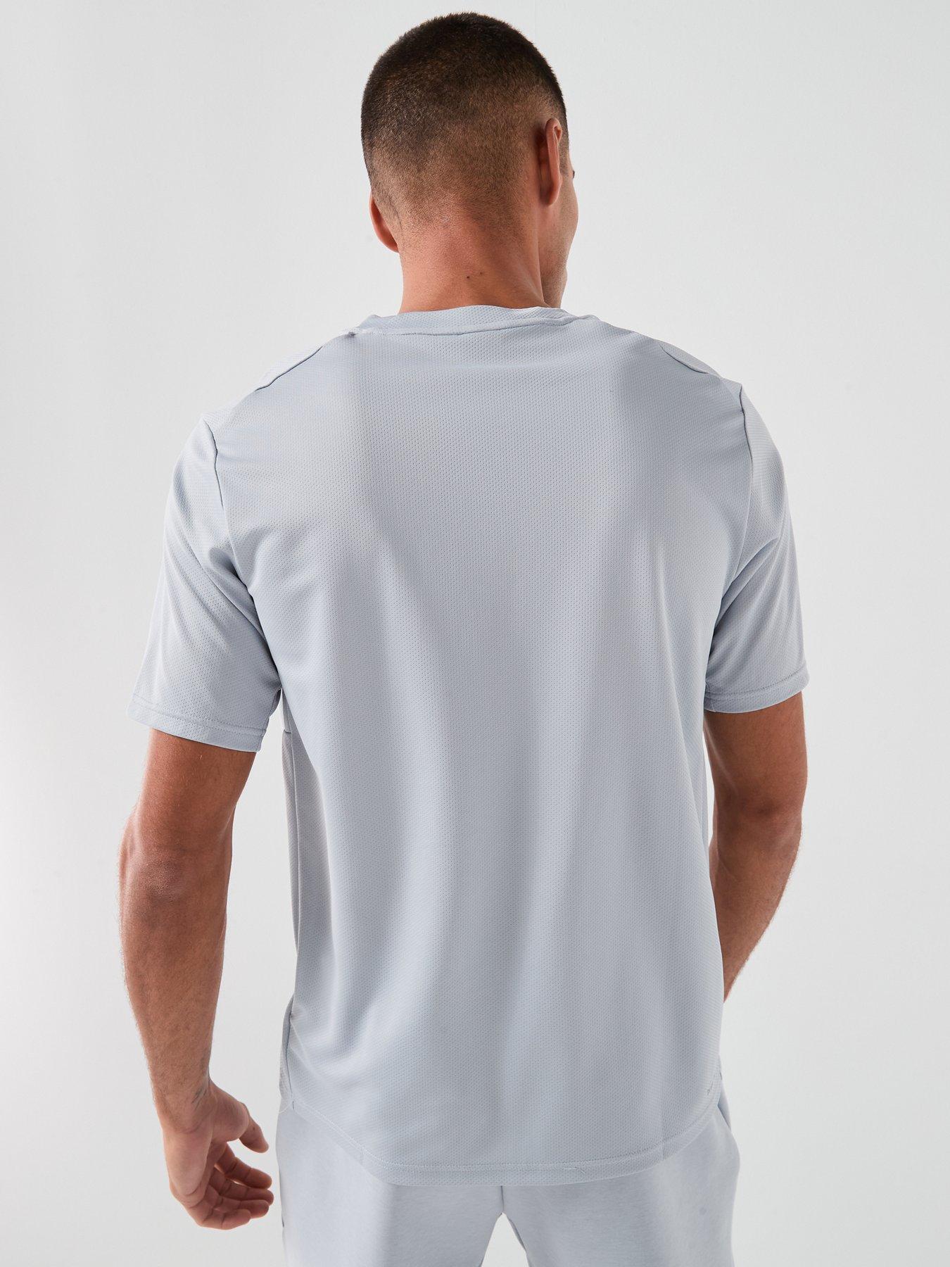 adidas Mens Training Workout Essentials T-Shirt - Grey | Very