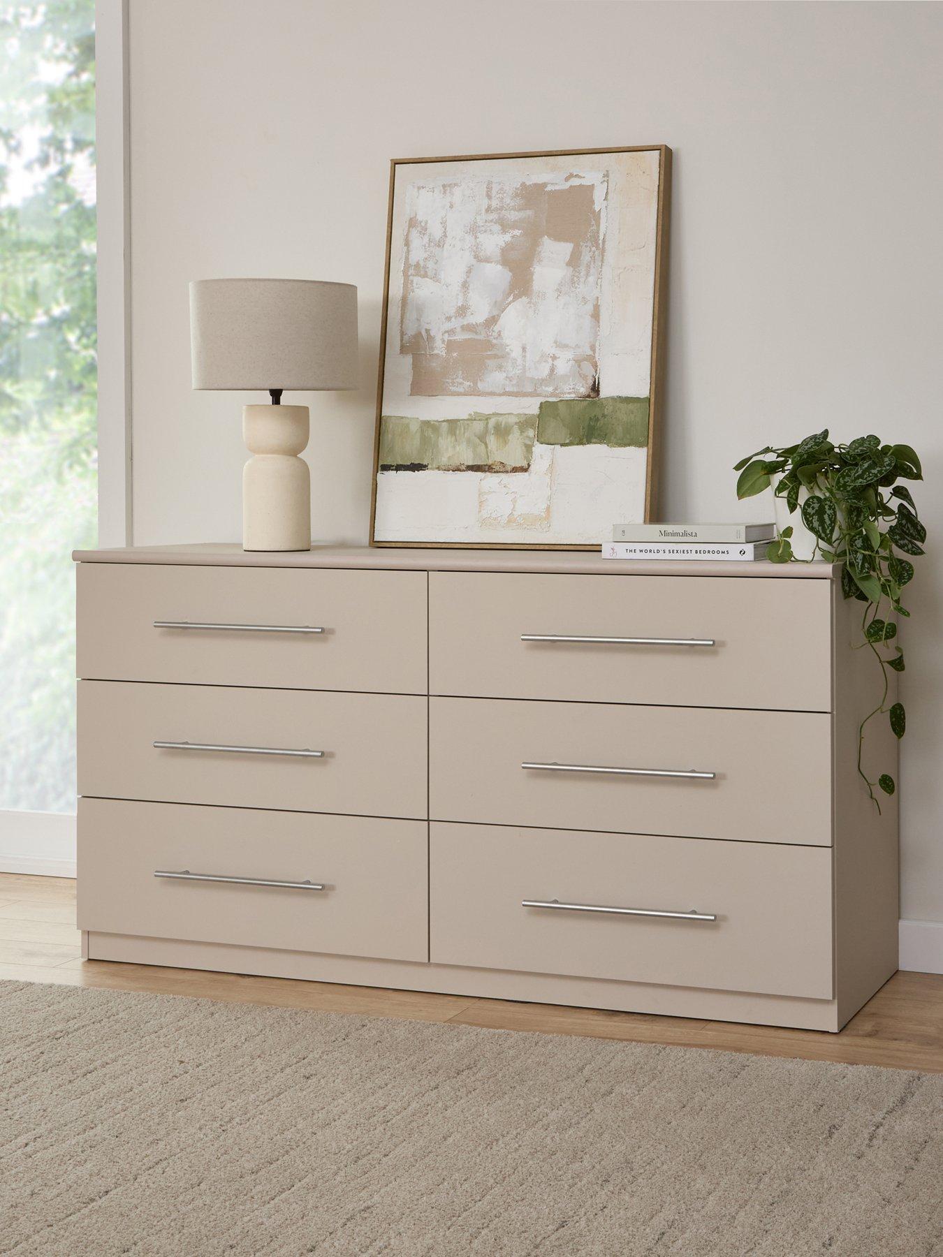 The Very Collection Prague 6 Drawer Chest - Oatmeal - FSC® Certified | Very