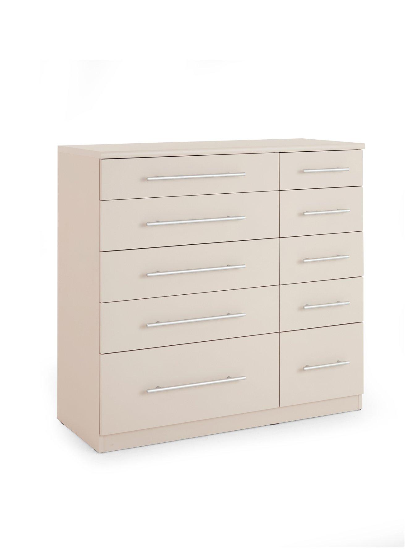The Very Collection Prague Graduated 5 + 5 Chest - Oatmeal - FSC ...