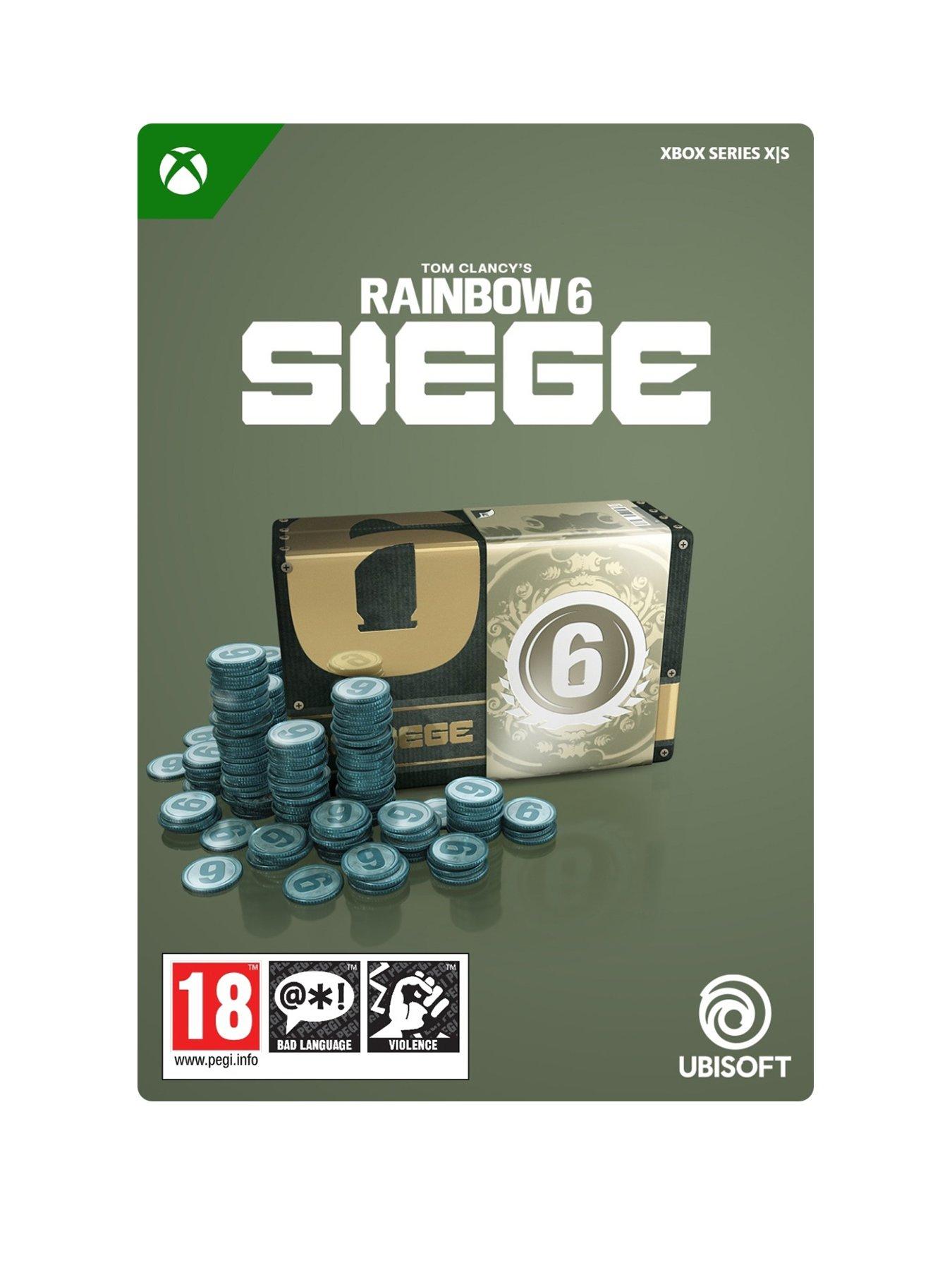 Xbox Tom Clancy's Rainbow Six Siege - 3,300 R6 Credits (Digital ...