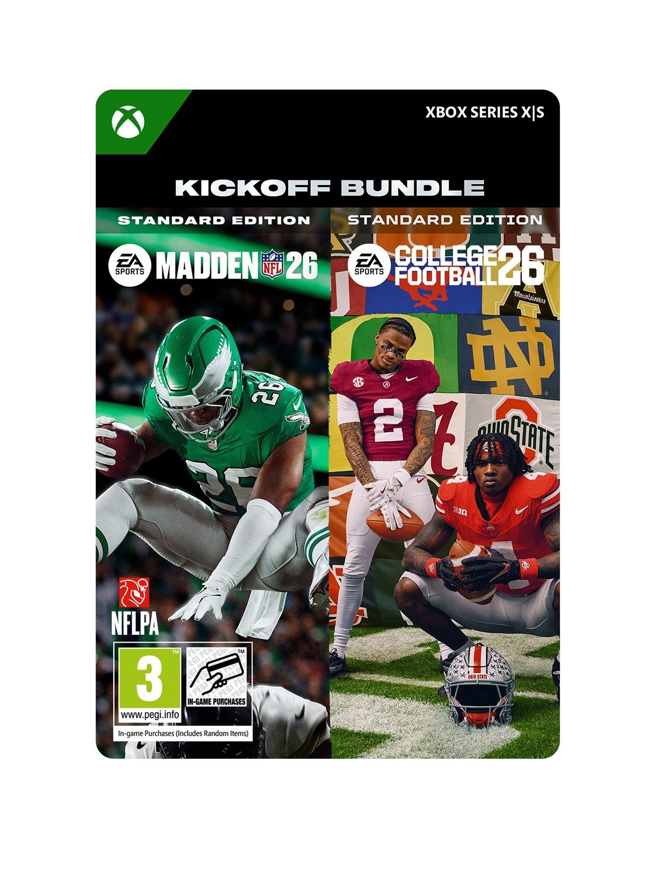 Xbox Kickoff Bundle: EA SPORTS Madden NFL 26 & College Football 26 ...