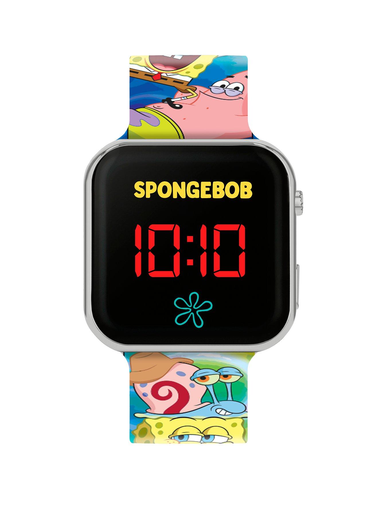Spongebob Squarepants Spongebob and Patrick Printed Strap LED Watch | Very