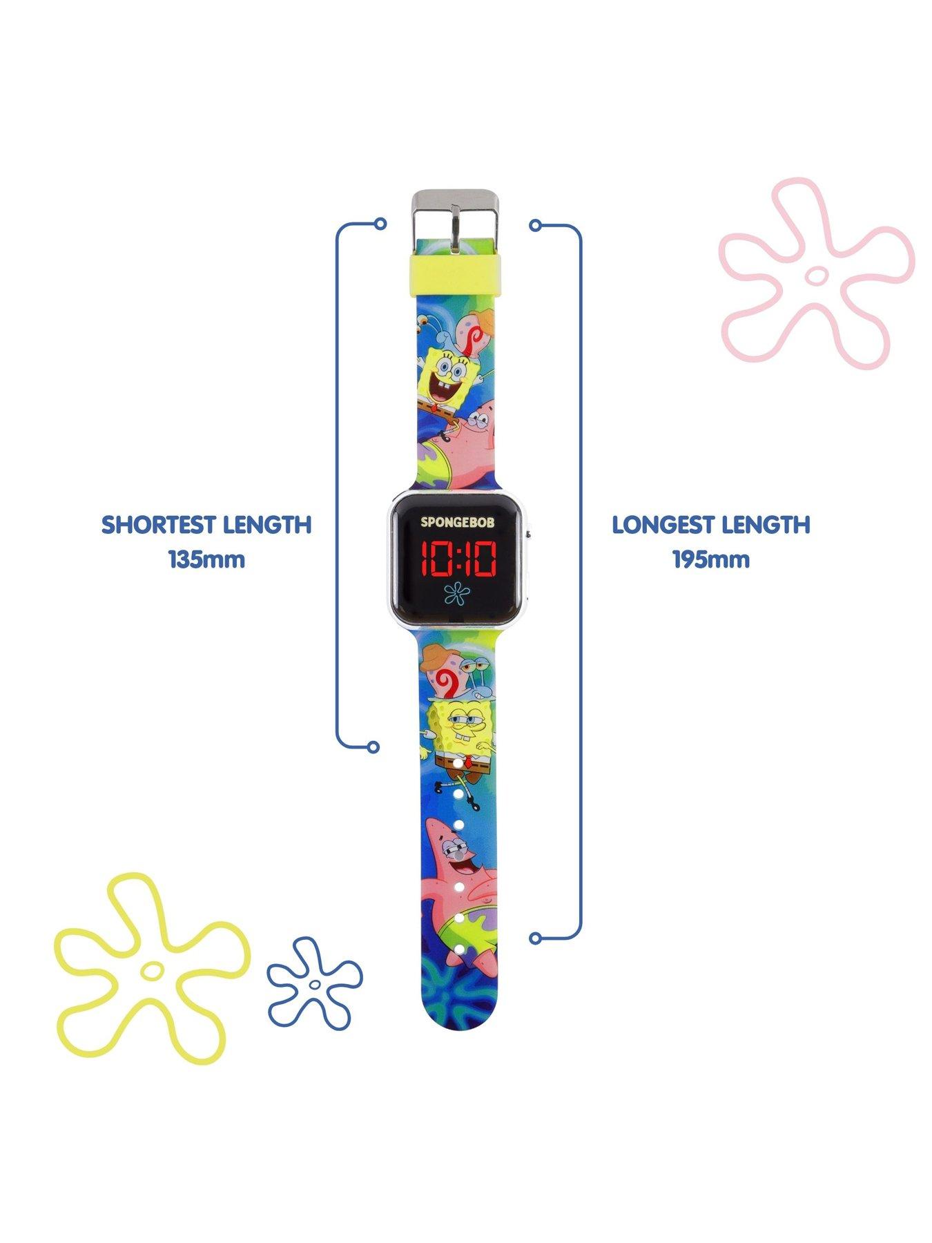 Spongebob Squarepants Spongebob and Patrick Printed Strap LED Watch | Very