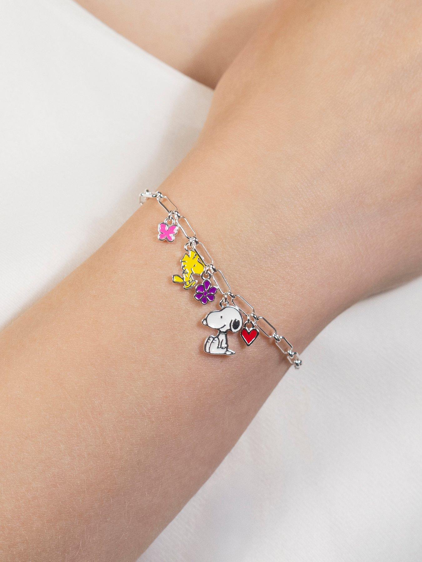 Hello Kitty Peanuts Snoopy Friendship Charm Bracelet | Very