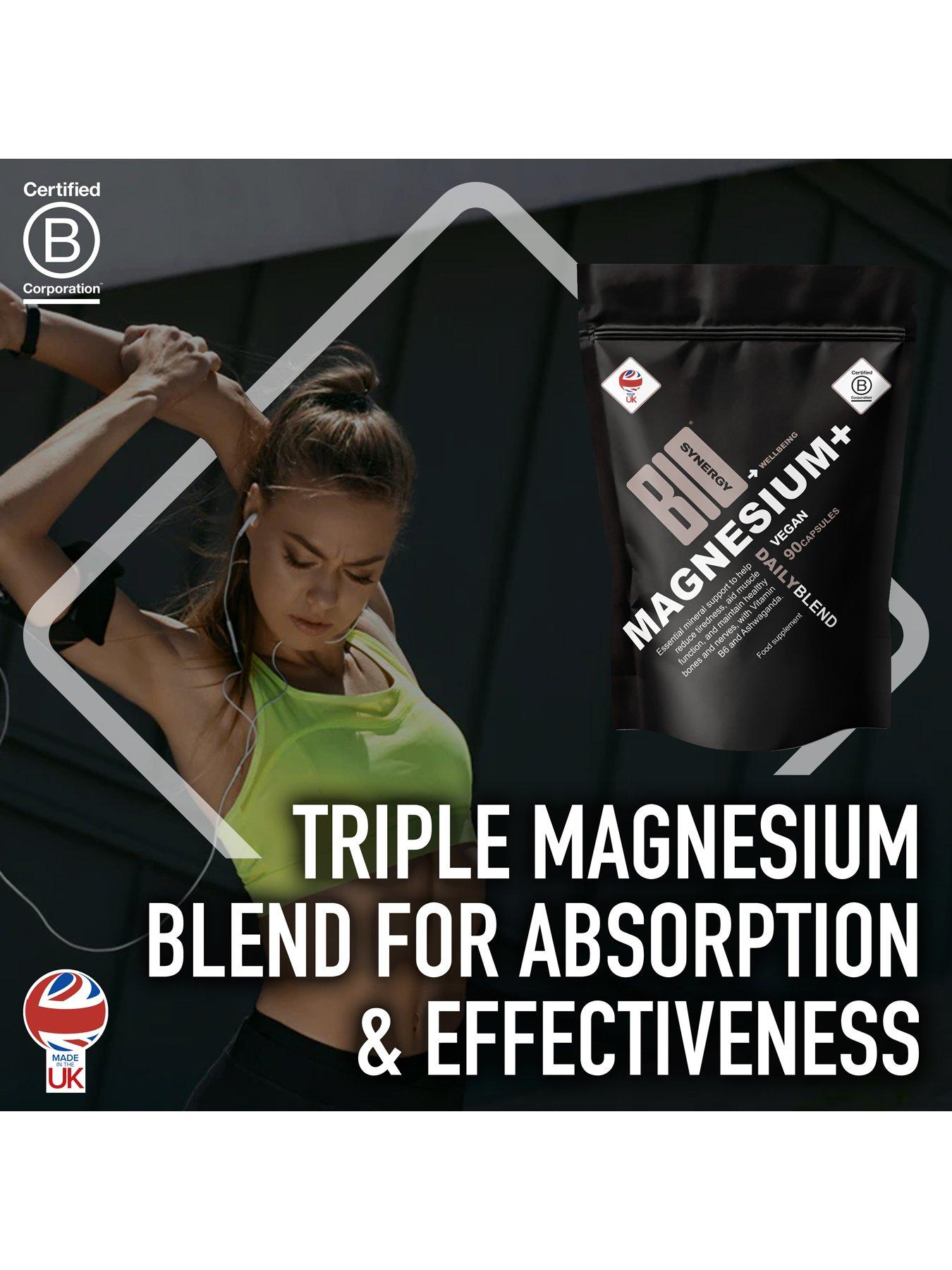 Bio Synergy Bio-Synergy Magnesium + with ashwagandha & B-vitamins, 90 ...