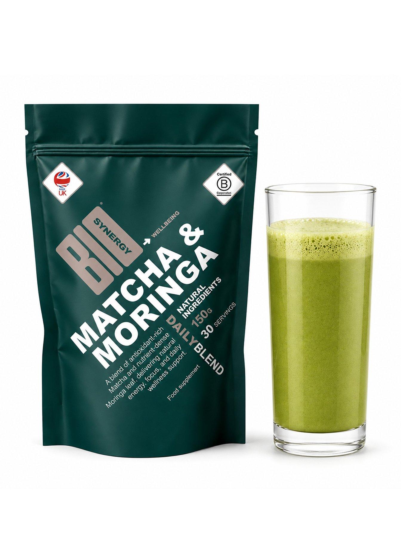 Bio Synergy Bio-Synergy Matcha & Moringa powder, 150g, 30 servings | Very