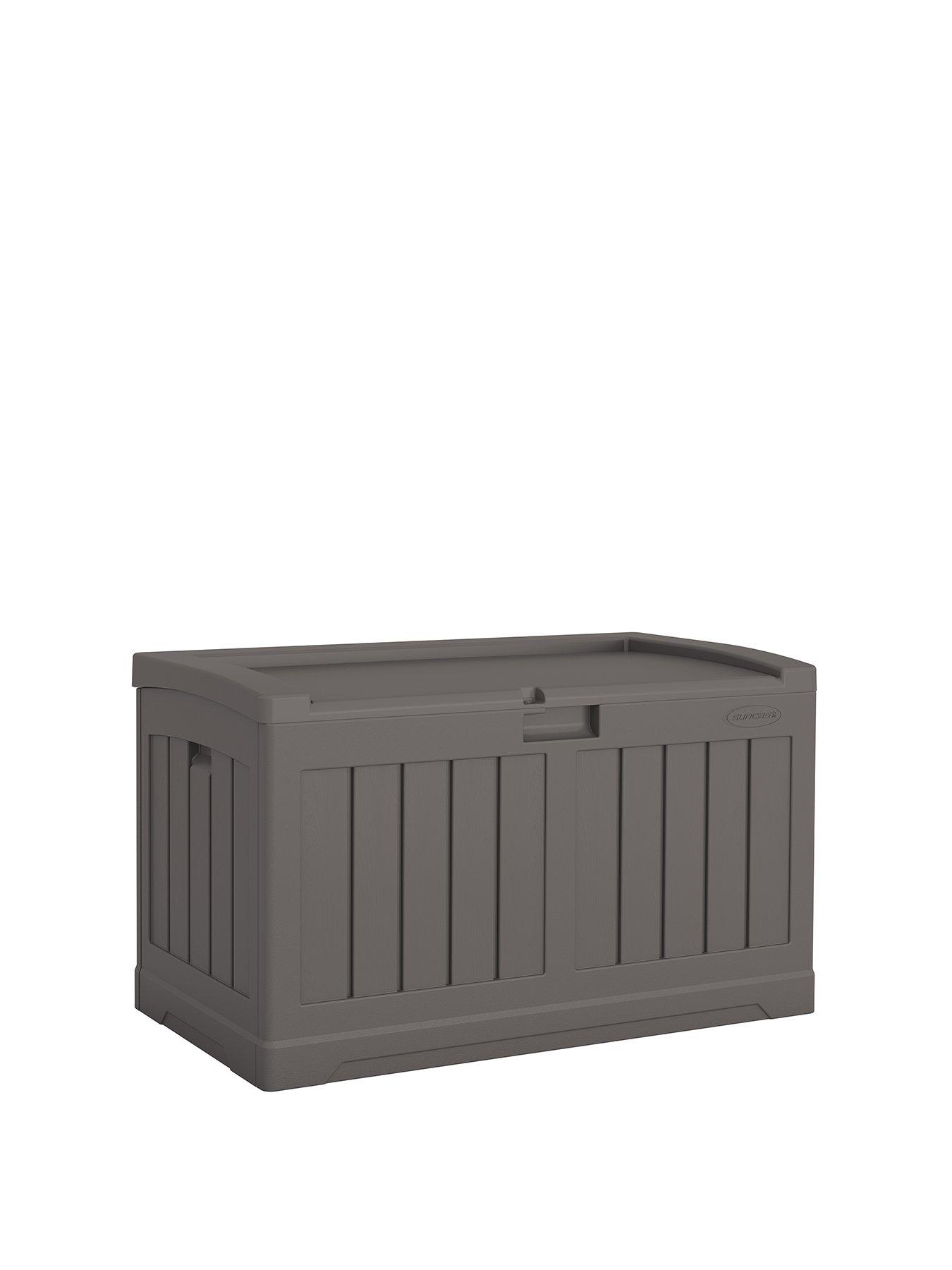 Suncast Carolina 189L Storage Box - Stone Grey | Very