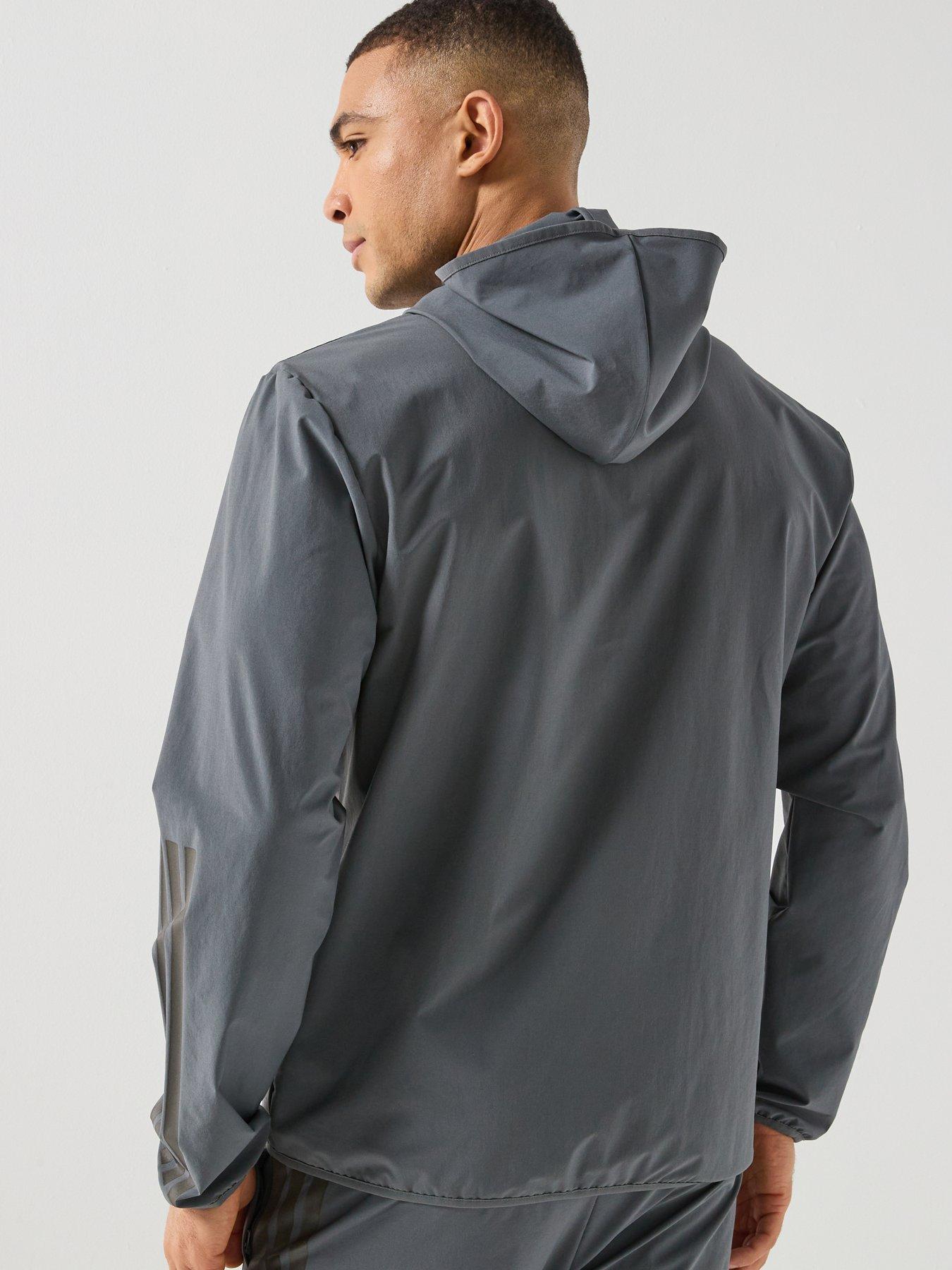 adidas Sportswear Men's House Of Tiro Hooded Tracksuit Top - Grey | Very
