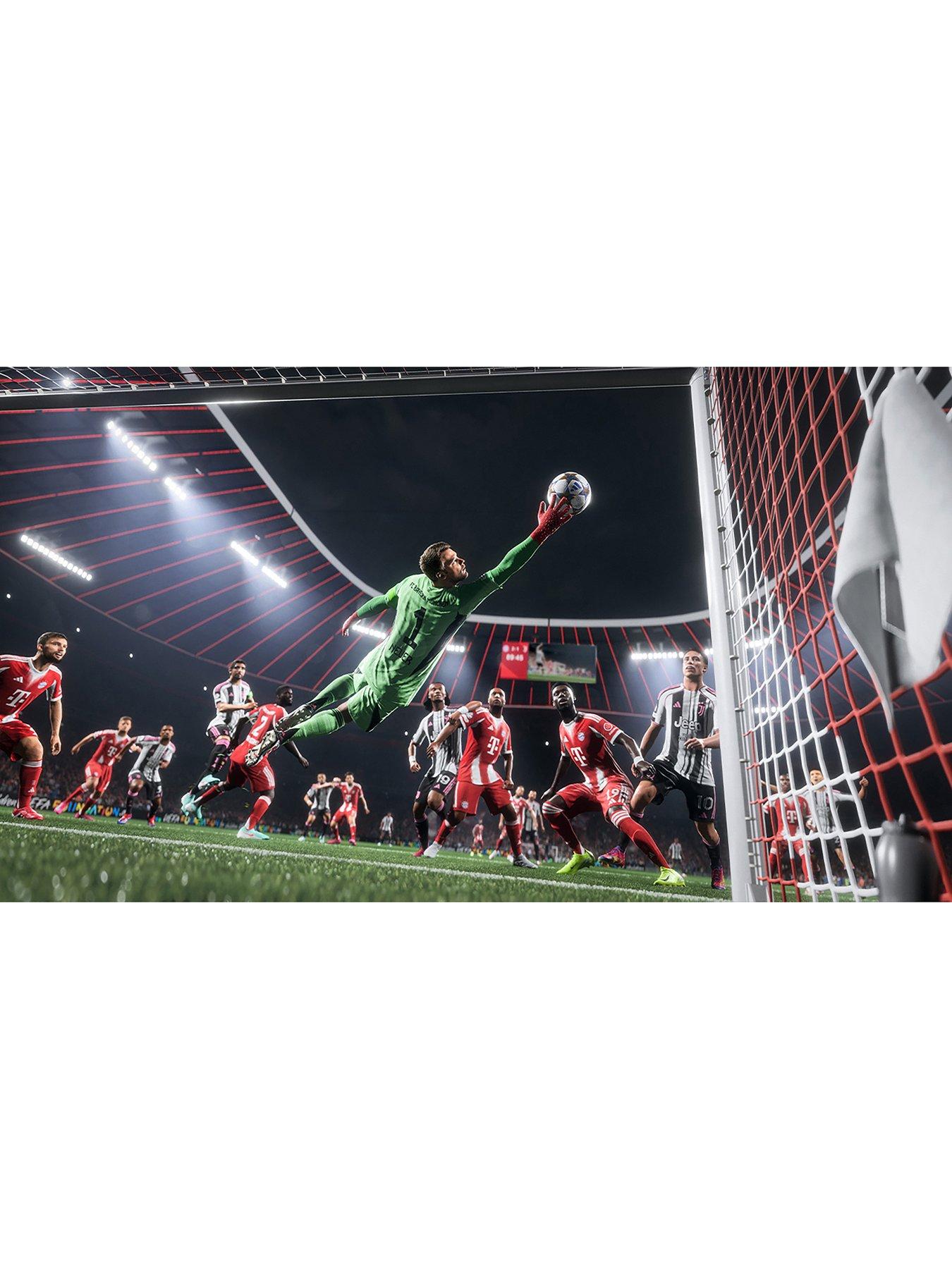 Nintendo Switch OLED Console (Neon Blue/Neon Red) & EA Sports FC 26 | Very