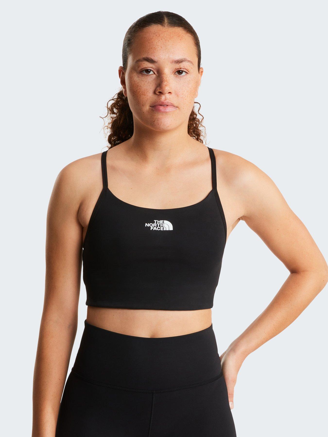 The North Face Womens Flex Light Suport Sports Bra - Black | Very