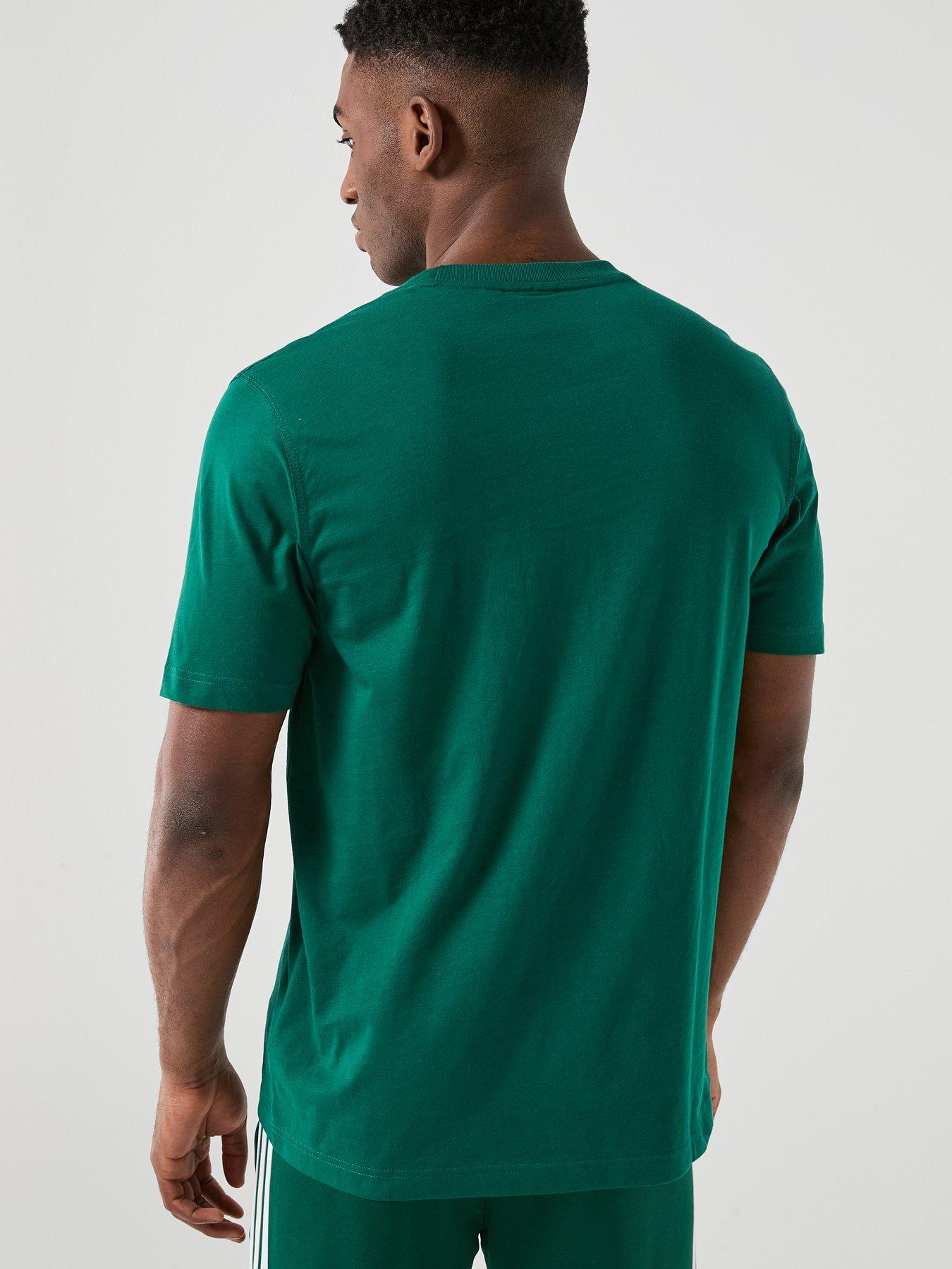 adidas Originals Men's Trefoil Essentials T-Shirt - Green | Very