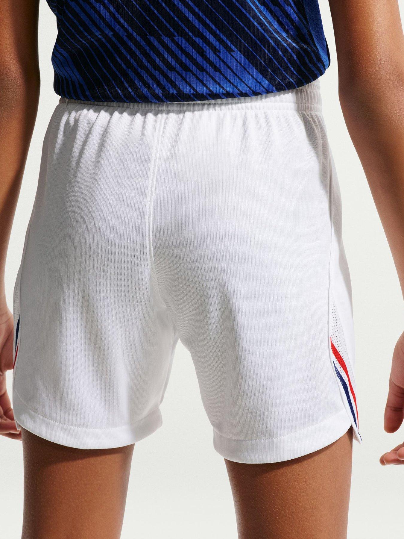 Nike Older Kids France 2026 Dri-FIT Stadium Home Shorts – White | Very