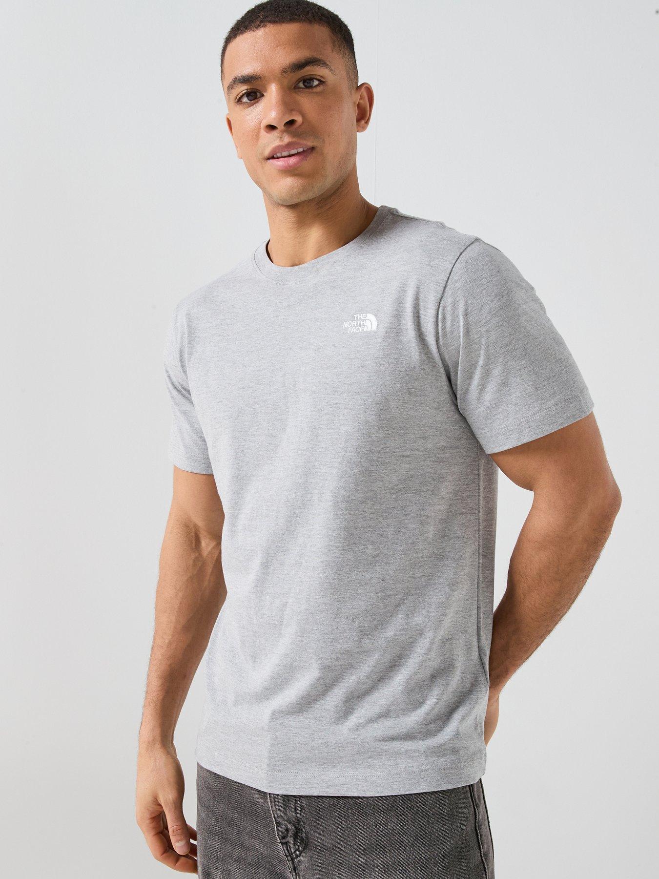 The North Face Mens Evolution Simple Dome T-Shirt - Grey | Very