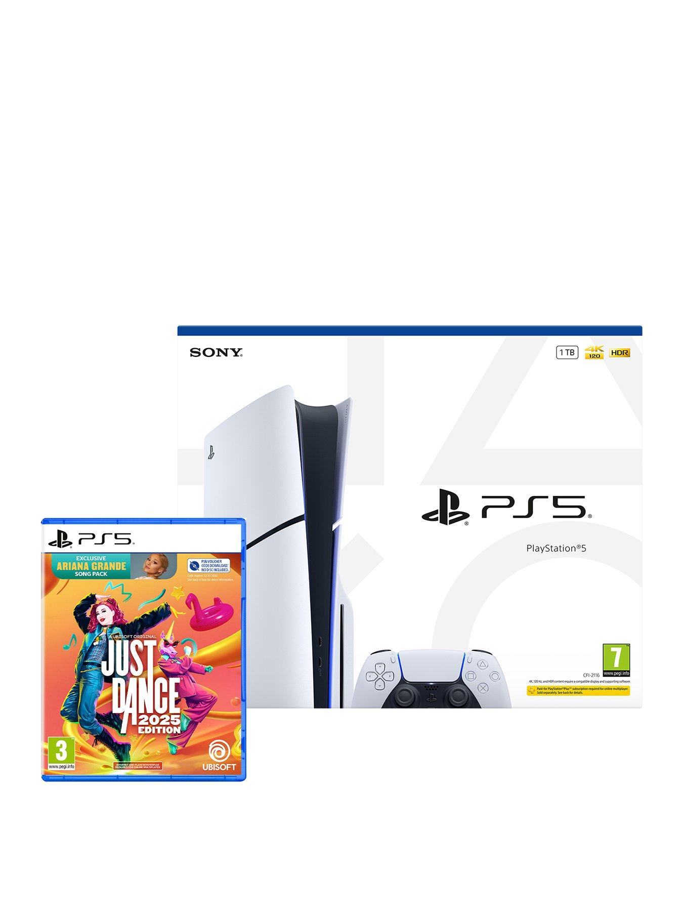 Playstation Disc Console – 1TB & Just Dance 2025 (Code in Box) | Very