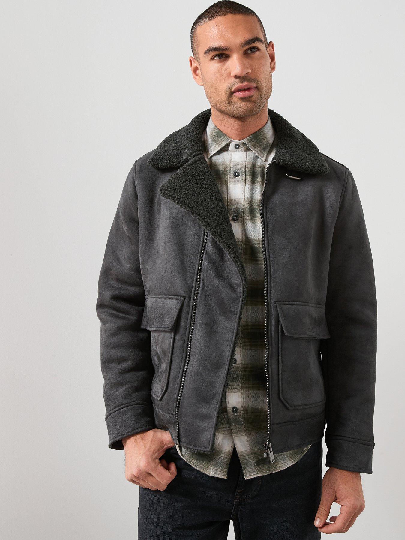 Mango Double Face Jacket With Fleece Lining - Grey | Very