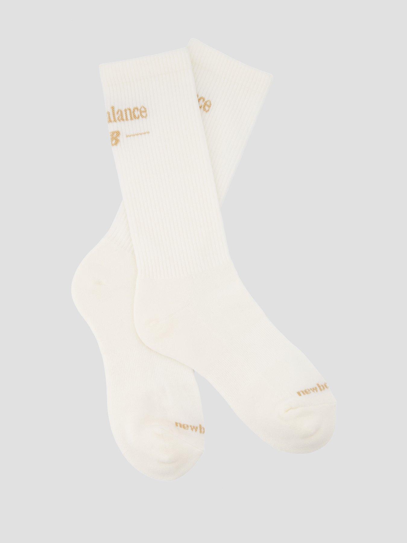 New Balance Back Script Crew Socks 3 Pack - Multi | Very