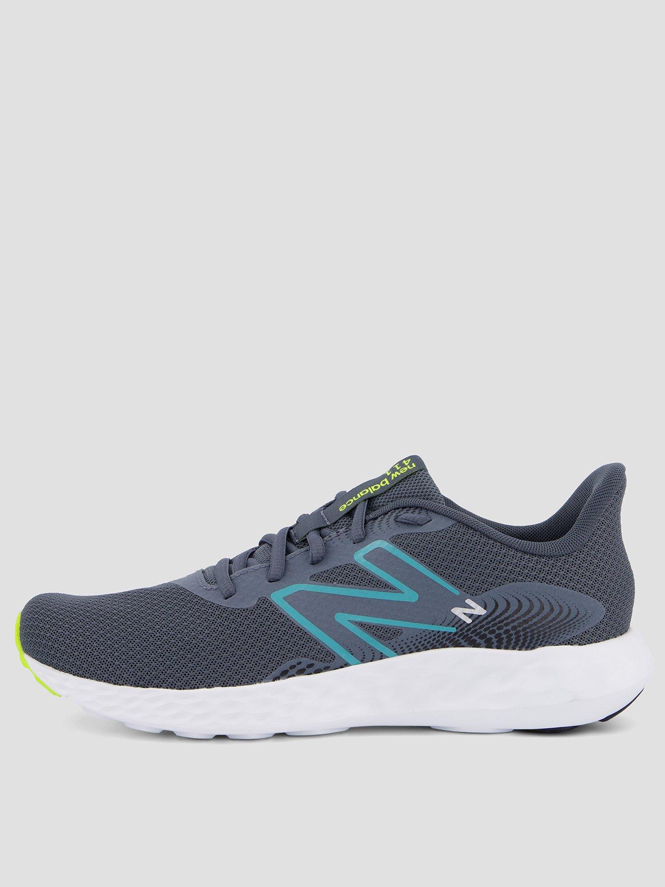 New Balance Mens Running 411 V3 Trainers - Grey | Very