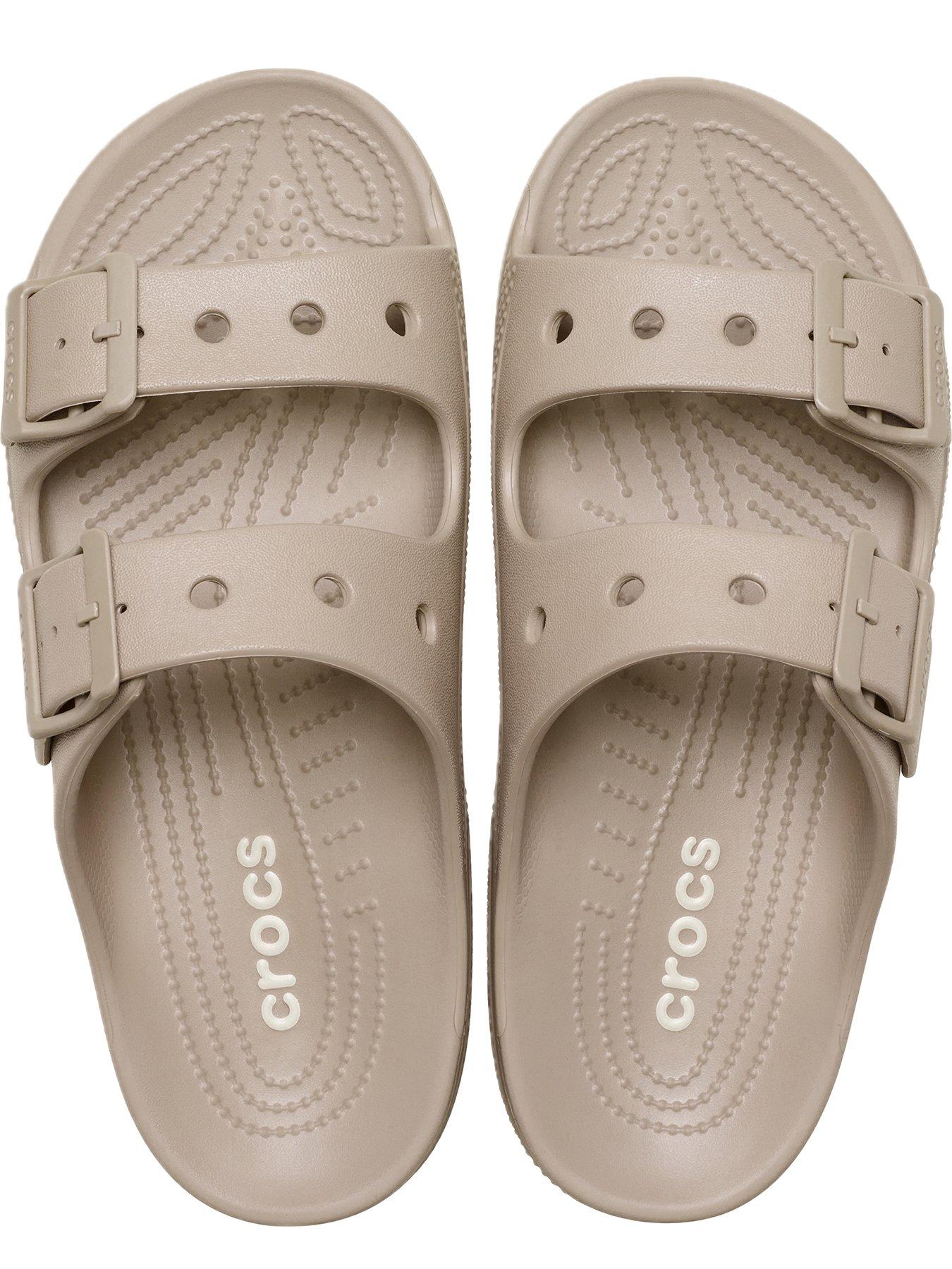 Crocs Classic Buckle Sandal - Taupe | Very