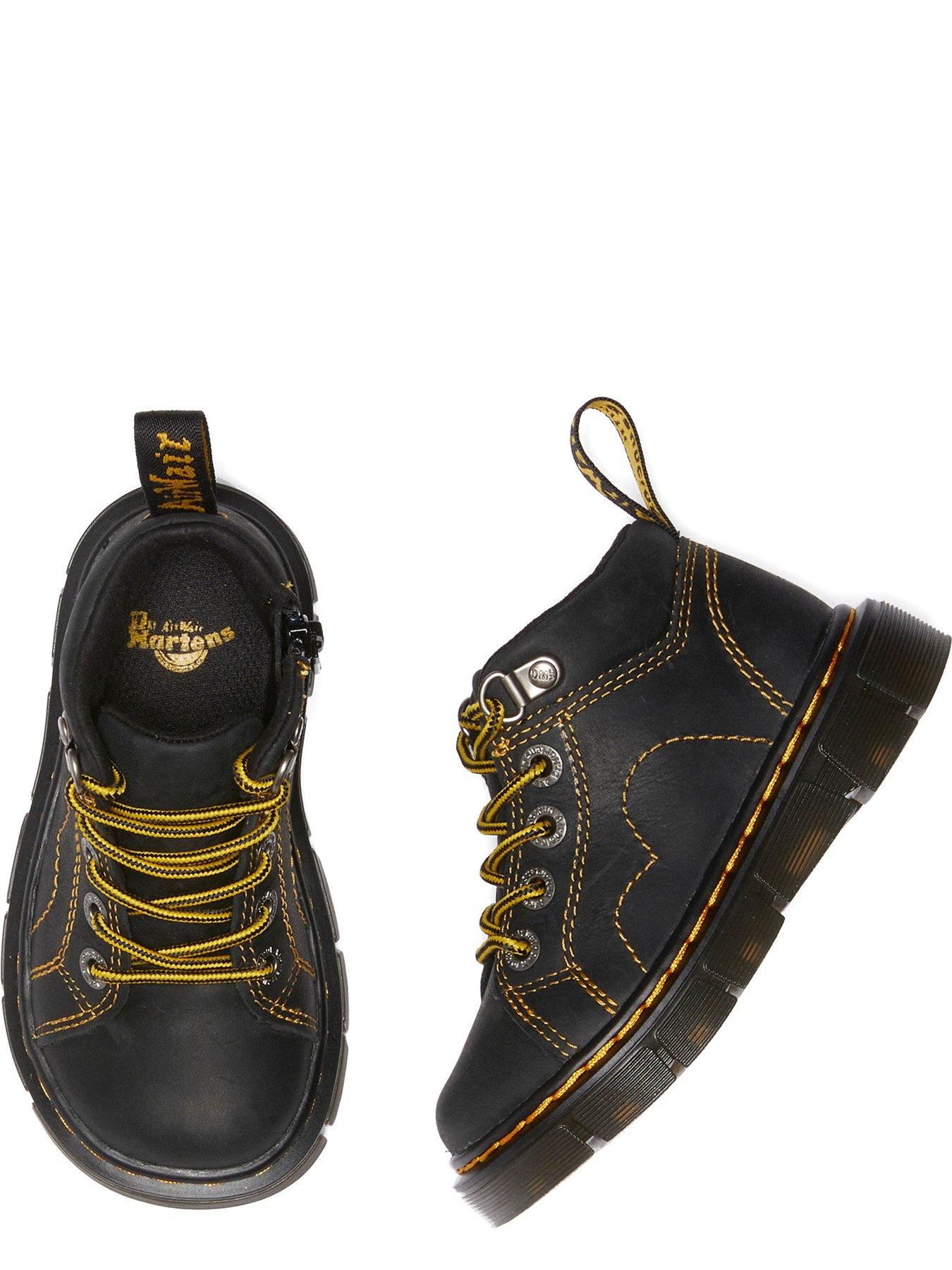 Dr Martens Junior Raffe Church Boots - Black | Very