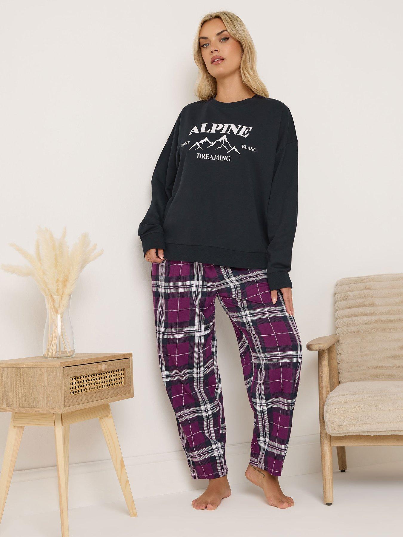 Yours Curve Alpine Dreaming Lounge Set - Black | Very