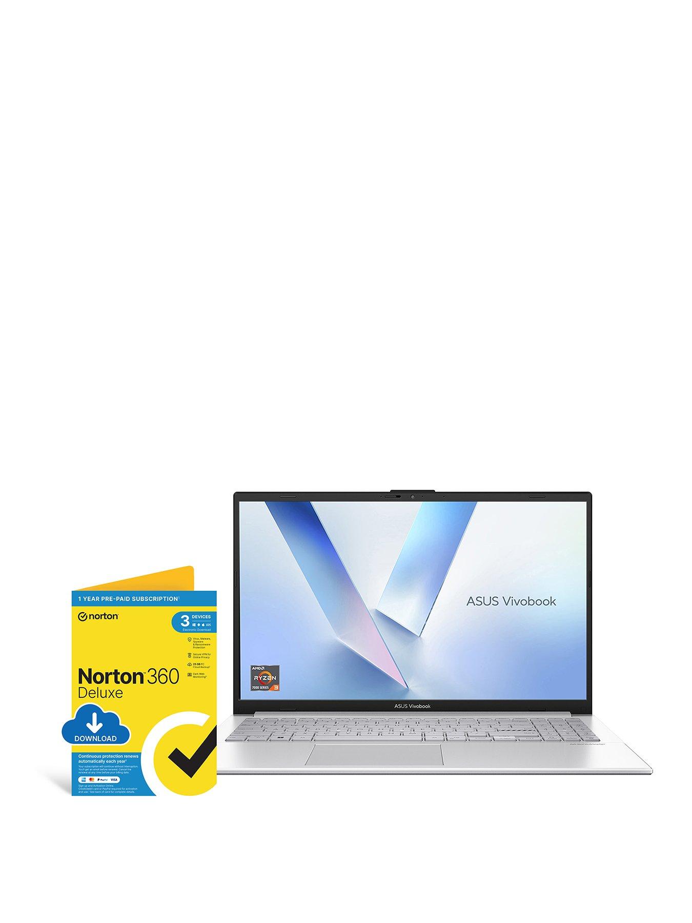 Asus Vivobook Go 15 Laptop - 15.6in FHD, AMD Ryzen 3, 8GB RAM, 128GB ...