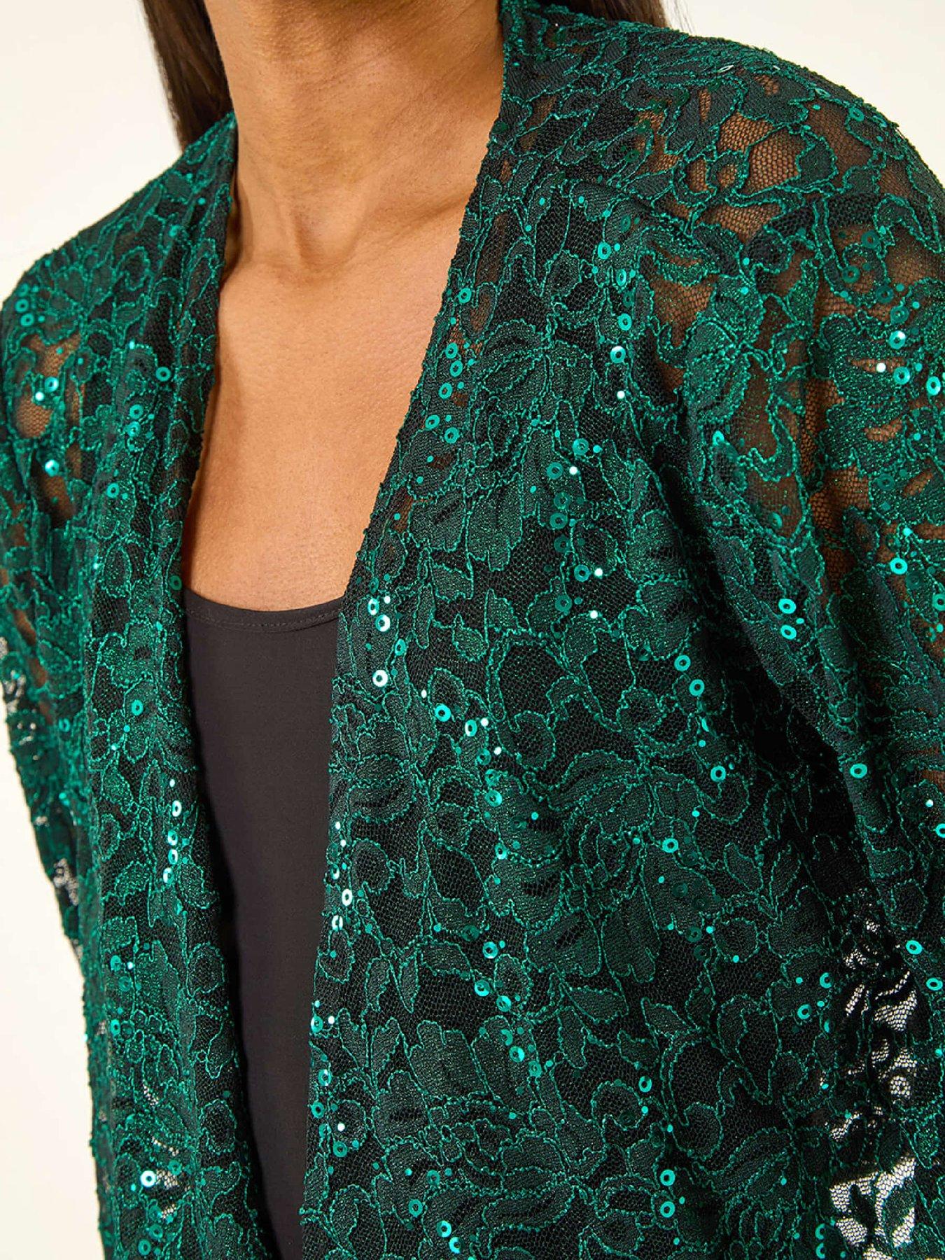 Roman Glitter Sequin Lace Top | Very