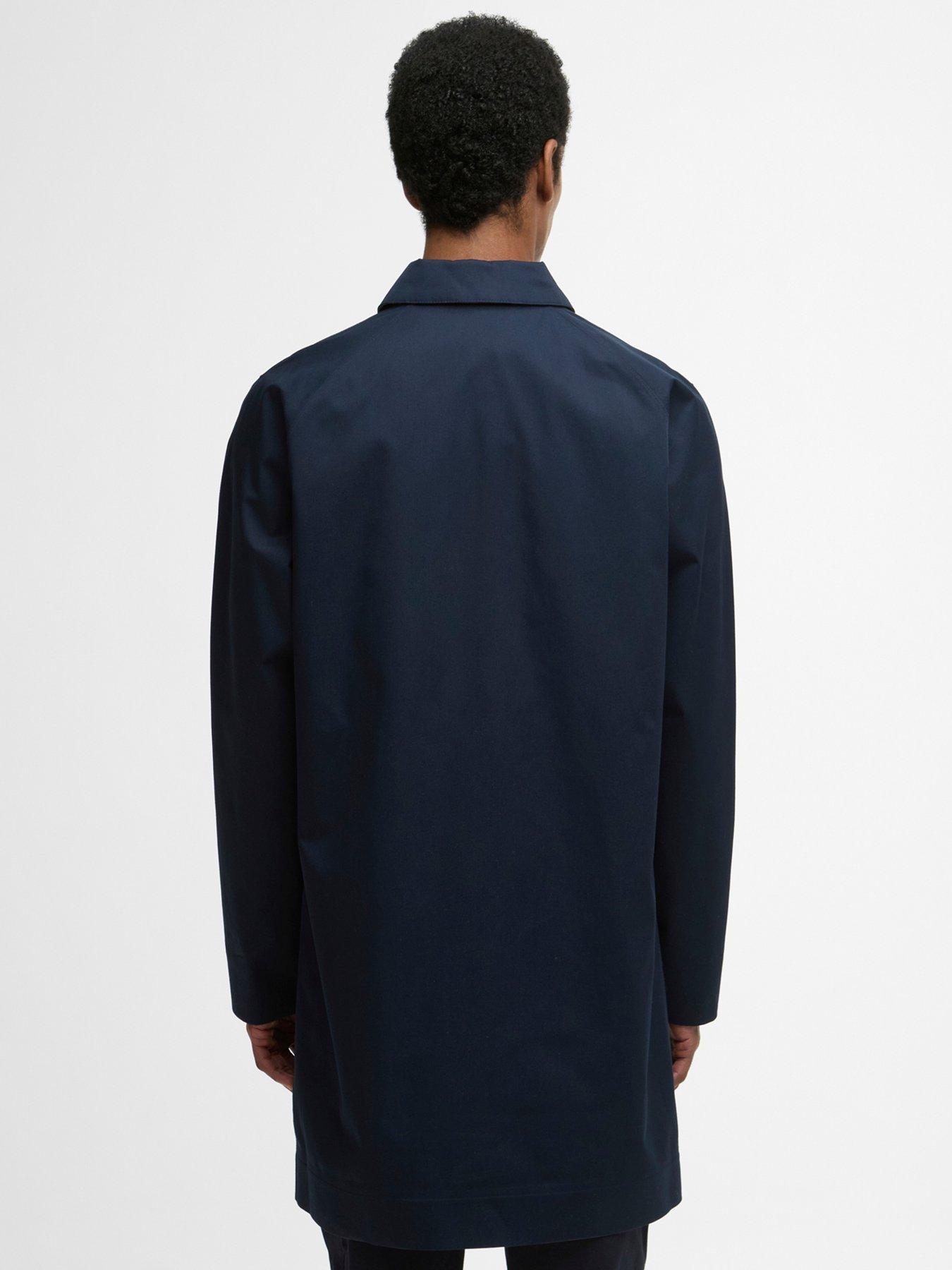 Barbour Rokig Waterproof Mac Jacket - Navy | Very