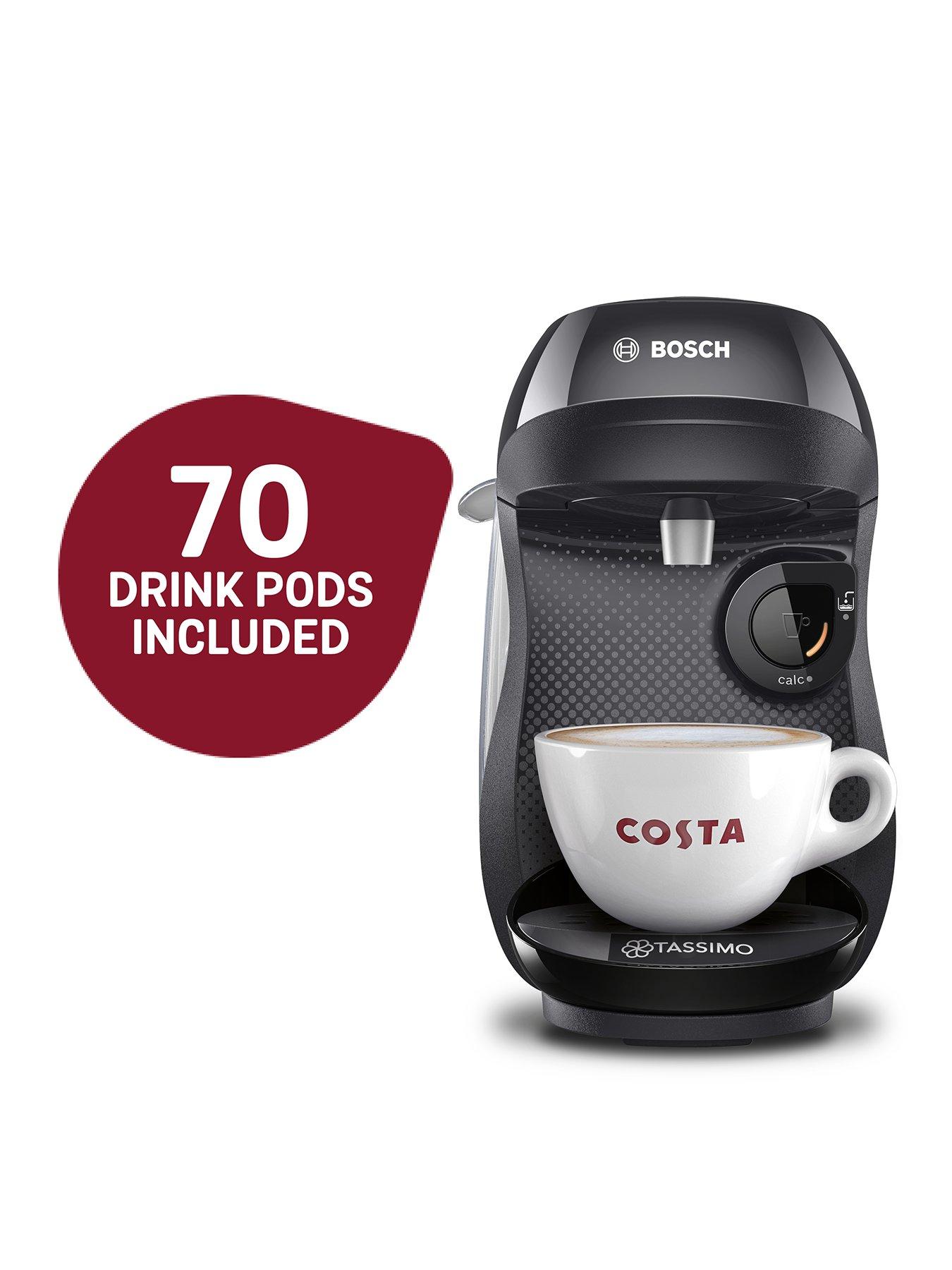 Tassimo by Bosch Happy Friendly Pod Coffee Machine with 70 Drinks Value ...
