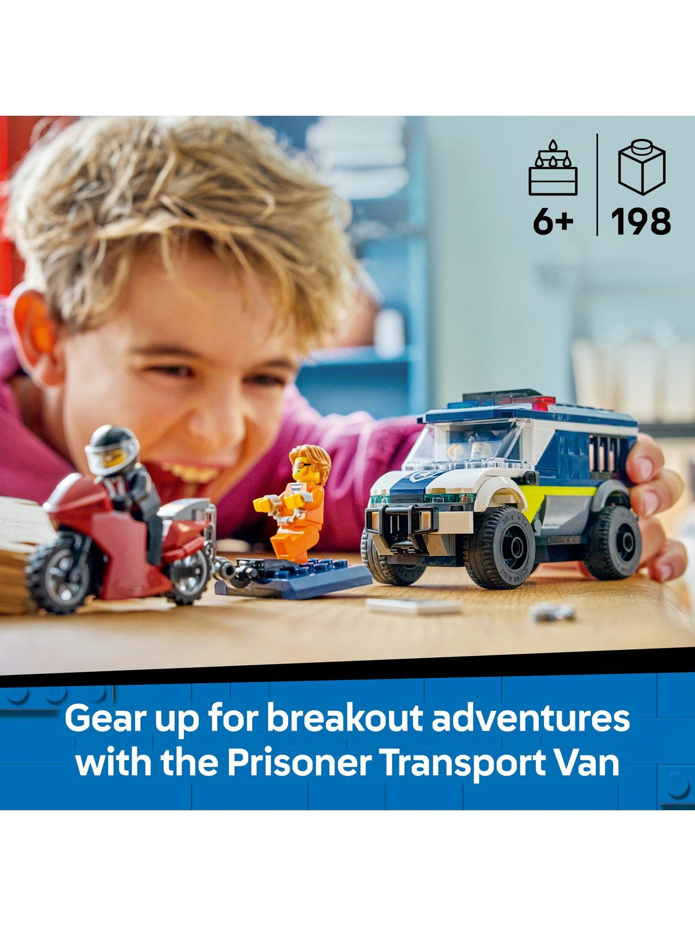 LEGO City Police Prisoner Transport Van Building Toy (60479) | Very