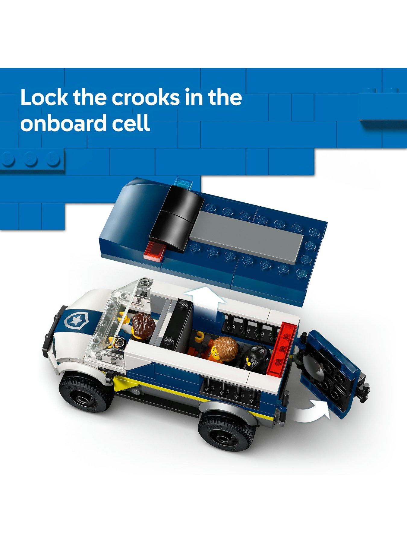 LEGO City Police Prisoner Transport Van Building Toy (60479) | Very