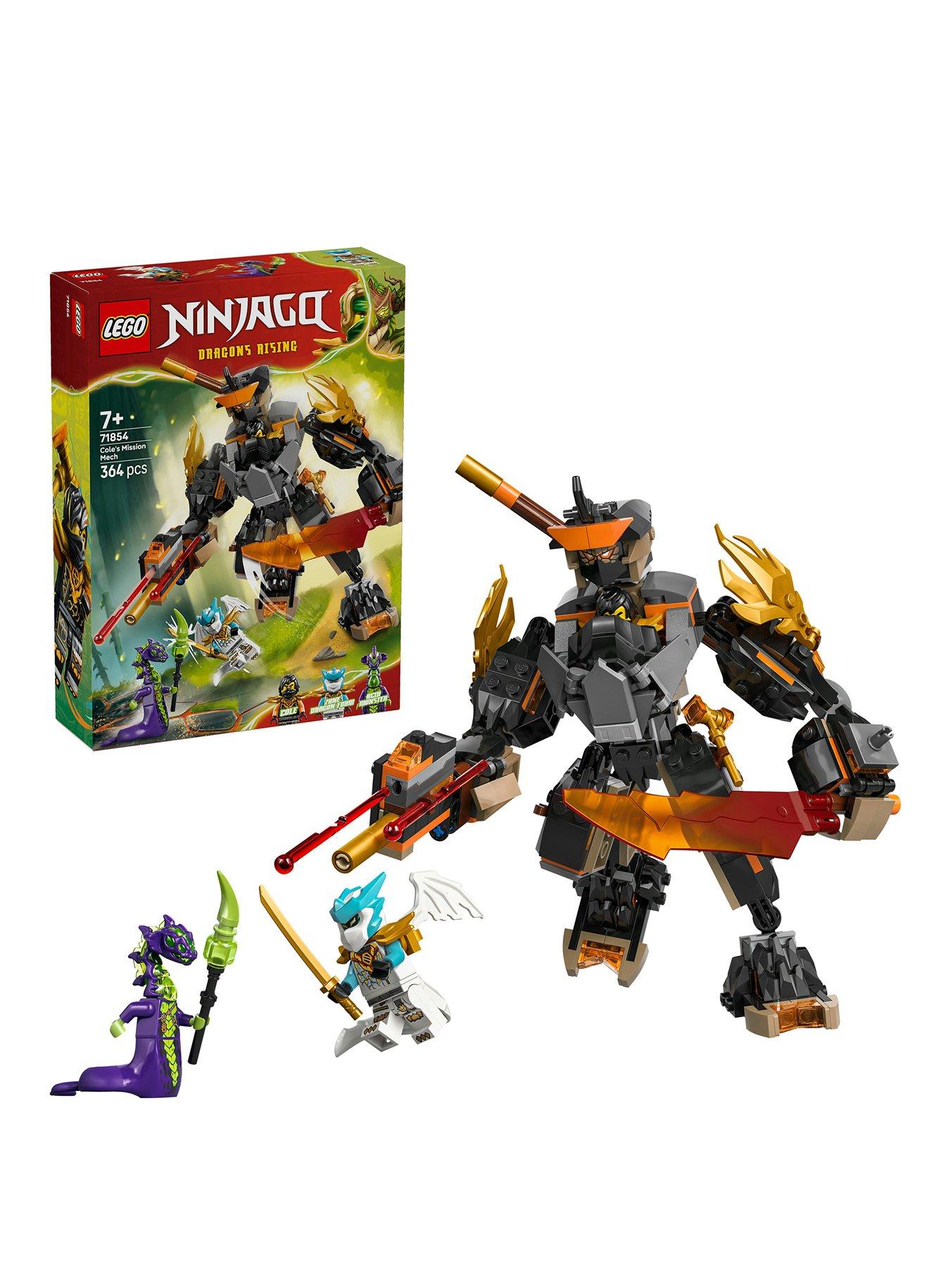 LEGO Ninjago Cole’s Mission Mech & Dragon Zane (71854) | Very