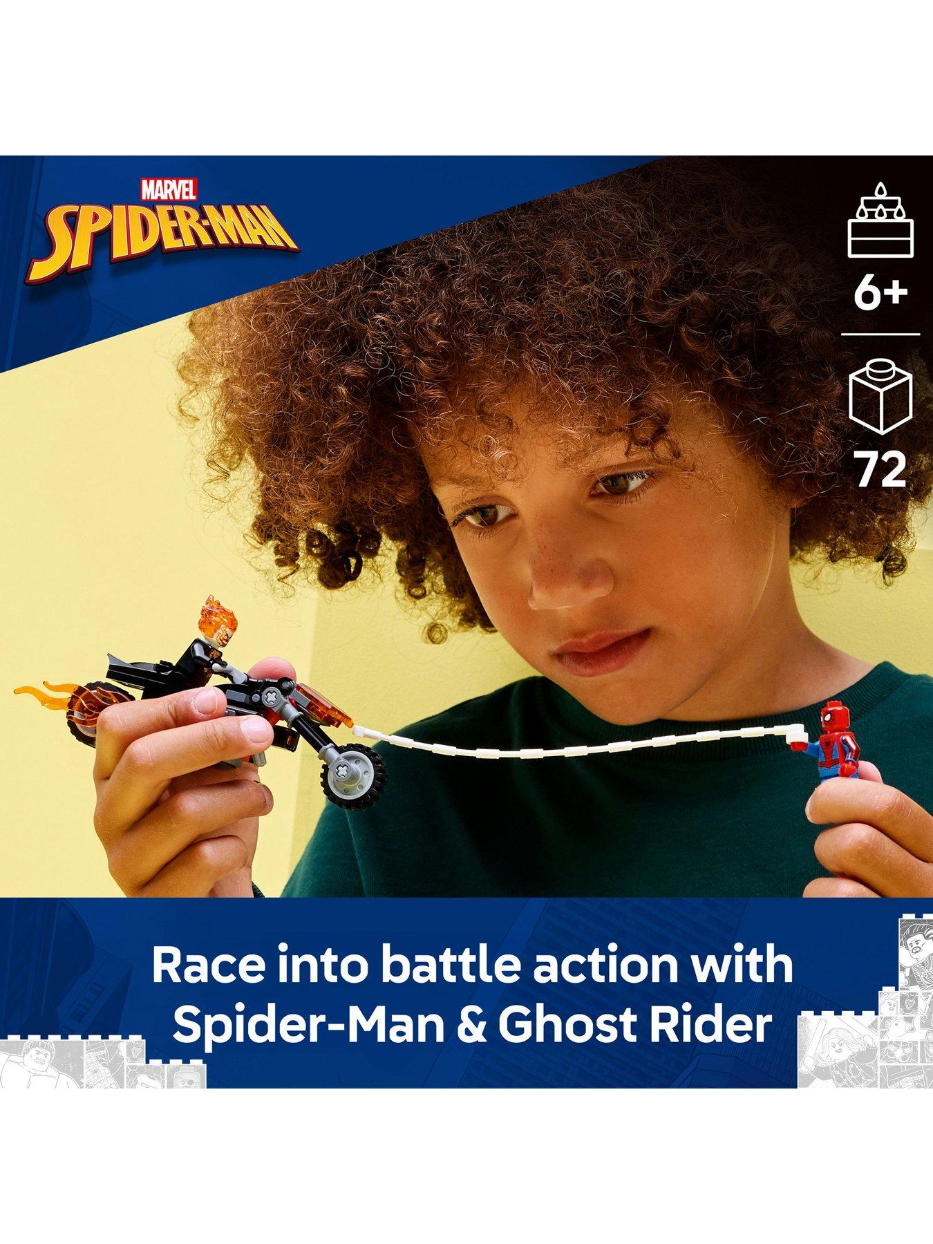 LEGO Super Heroes Spider-Man vs. Ghost Rider Motorcycle (76335) | Very