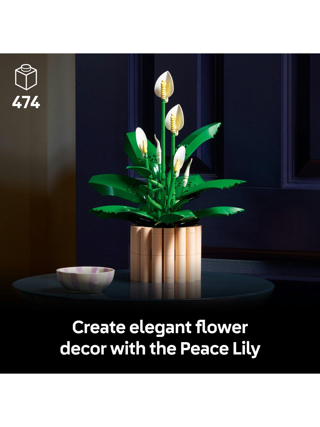 LEGO Botanical Peace Lily Flower Decor Set (11504) | Very