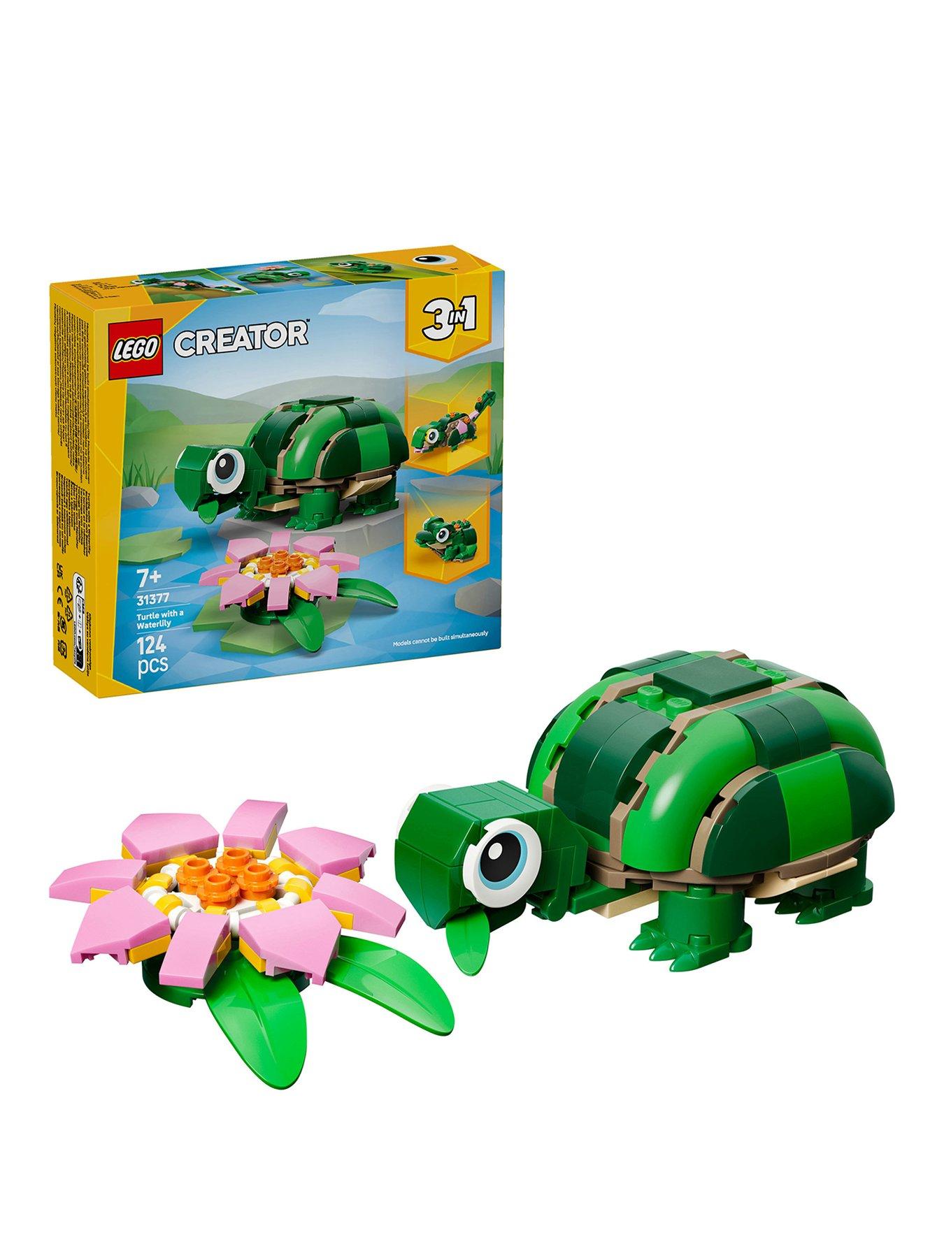 LEGO Creator 3-in-1 Turtle with a Water Lily Flower (31377) | Very