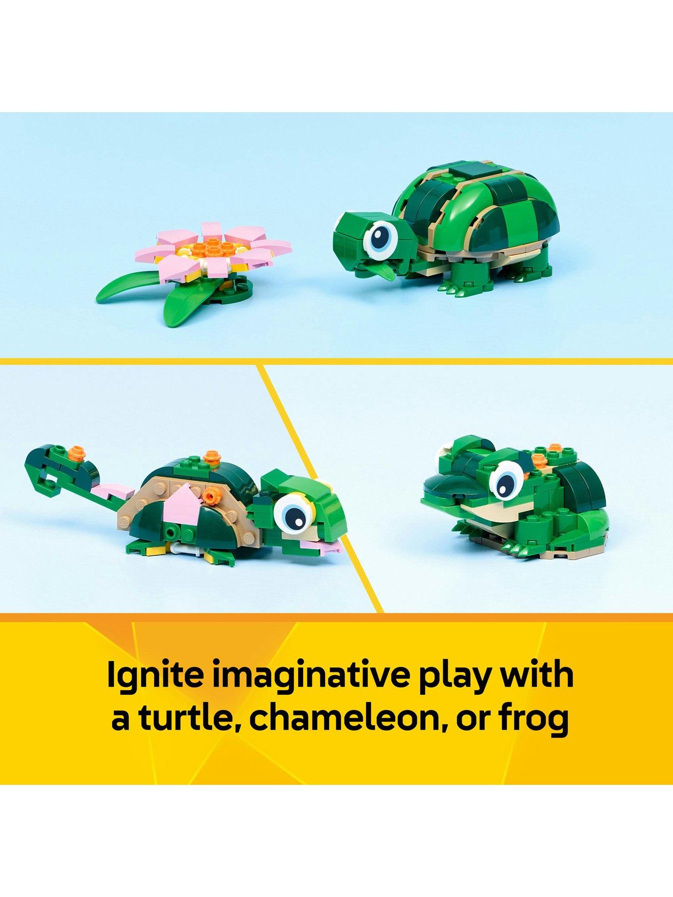 LEGO Creator 3-in-1 Turtle with a Water Lily Flower (31377) | Very