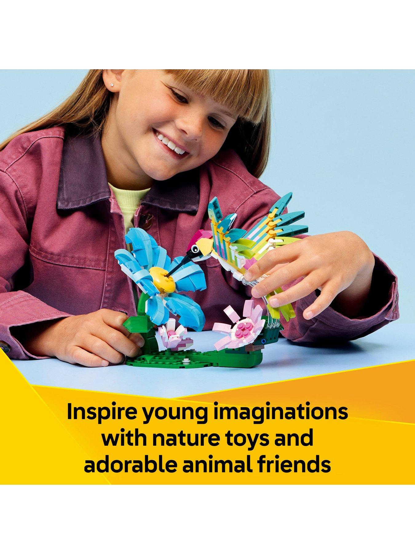 LEGO Creator 3-in-1 Wild Animals: Colourful Hummingbird (31384) | Very