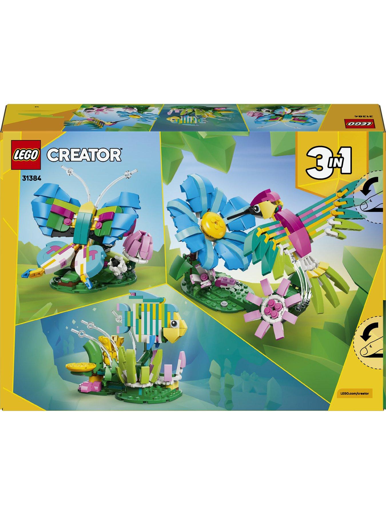 LEGO Creator 3-in-1 Wild Animals: Colourful Hummingbird (31384) | Very