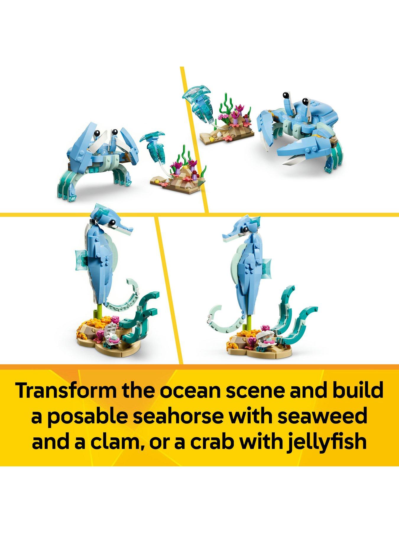 LEGO Creator 3-in-1 Sea Animals: Beautiful Dolphins (31385) | Very